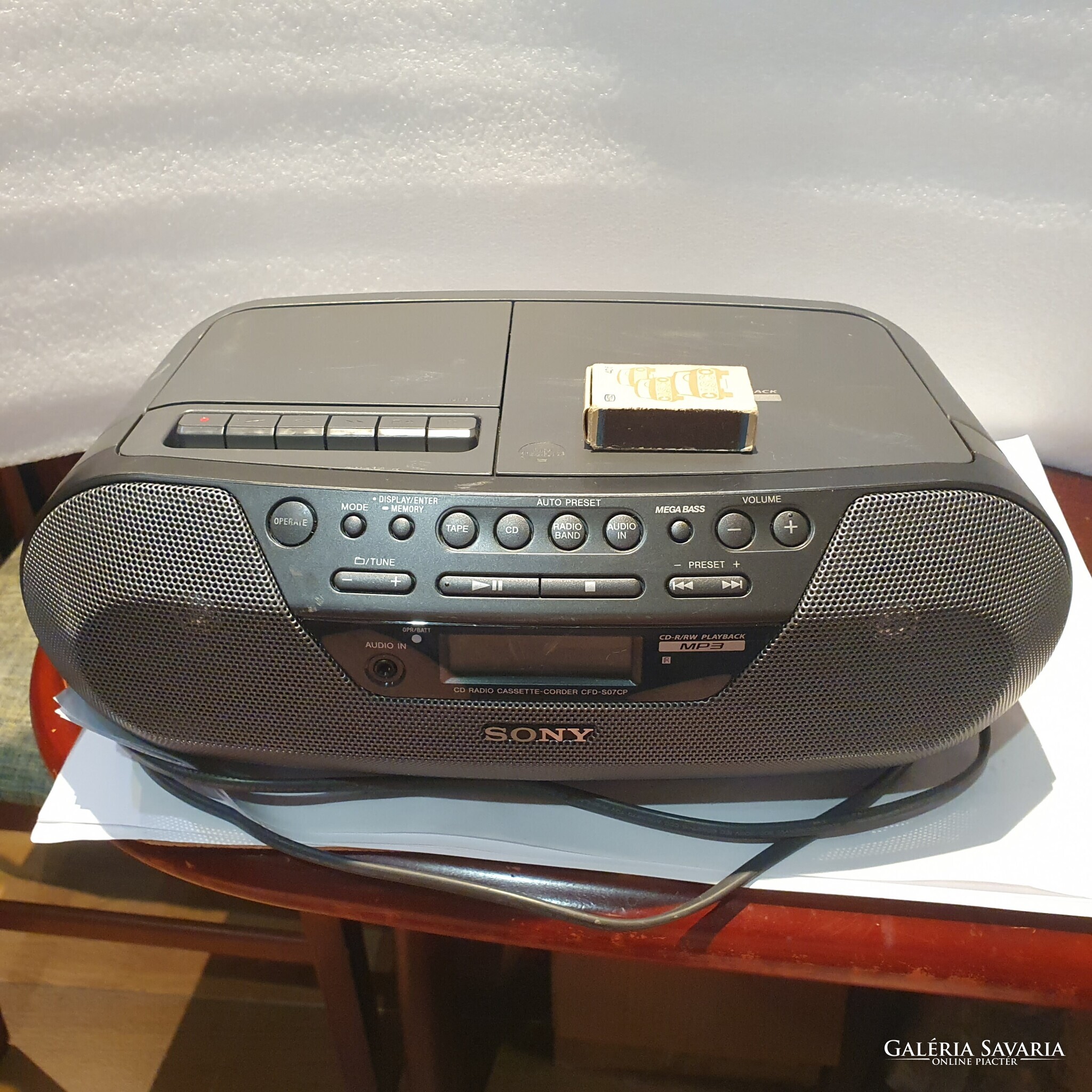 Retro Sony CFD-S07CP rádiósmagnó kazetta boombox sétálómagnó hi-fi 1 ...