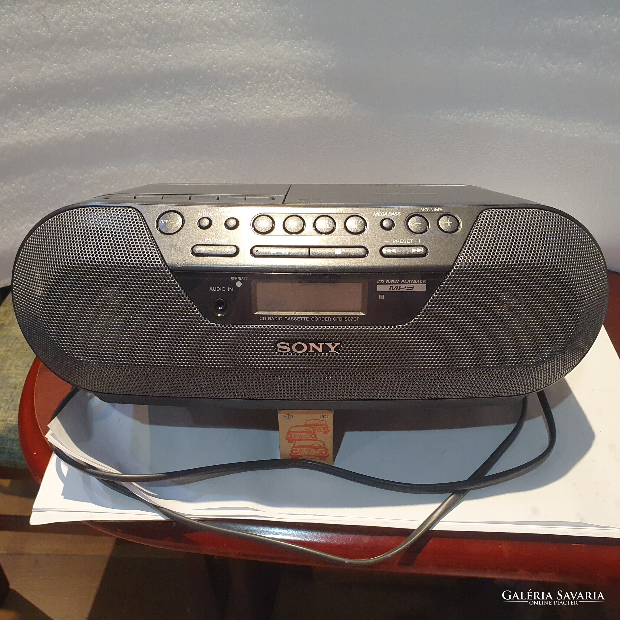 Retro Sony CFD-S07CP rádiósmagnó kazetta boombox sétálómagnó hi-fi 1 ...