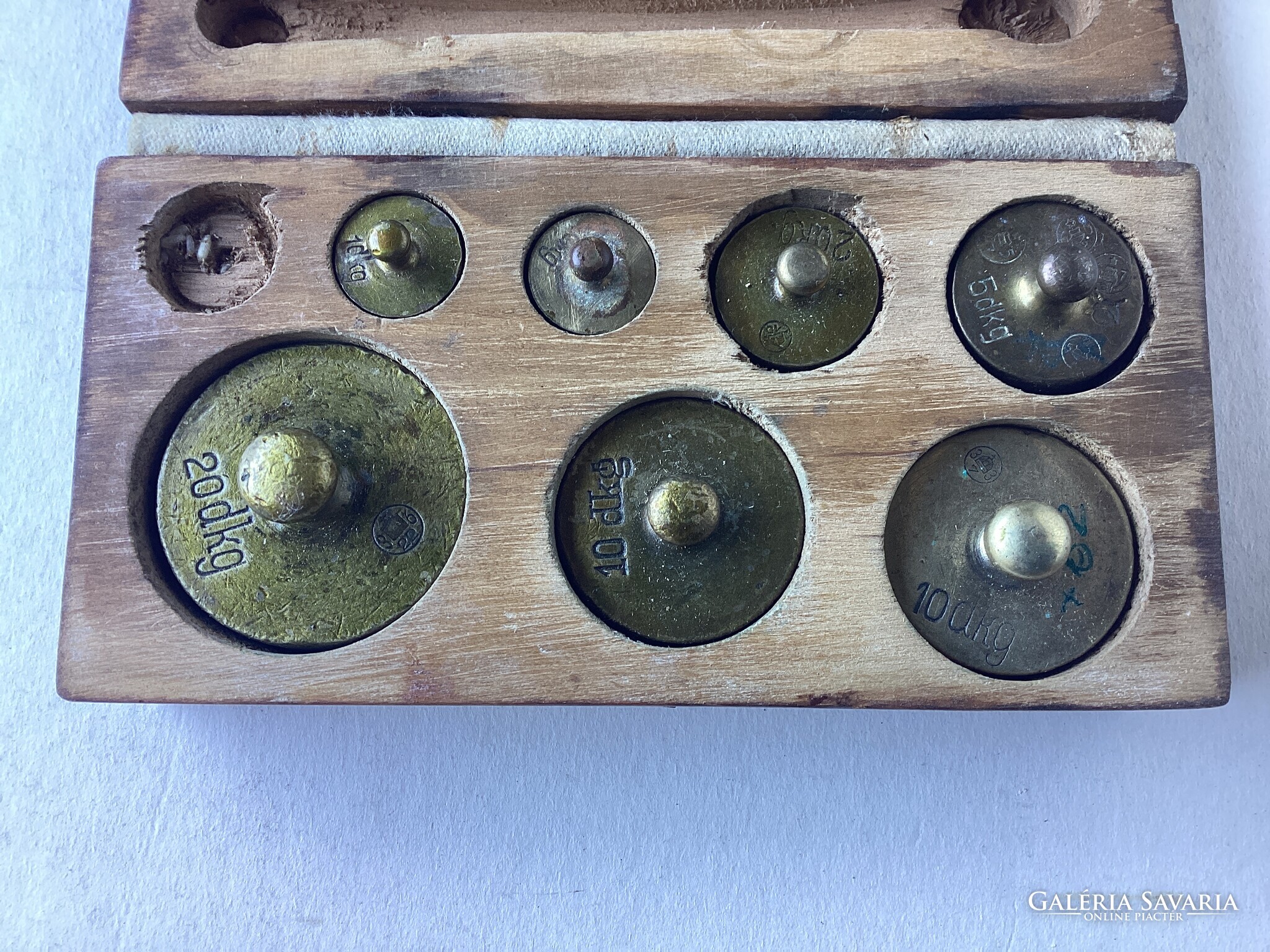 Antik réz mérleg súly készlet . - Otthon, háztartás kellékei | Galéria ...