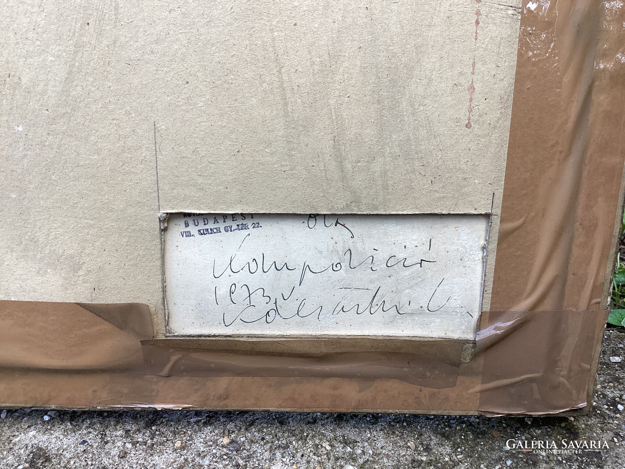 Kövesárki Ferenc - Kompozíció című festménye . - Festmény | Galéria ...