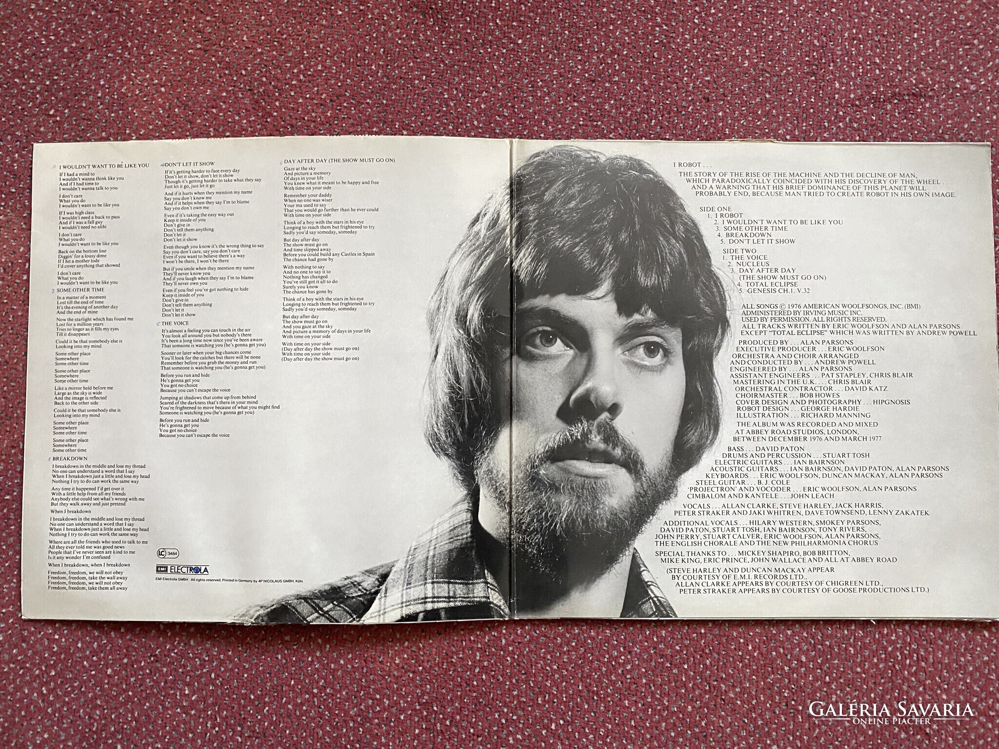 The Alan Parsons Project - I Robot LP Gatefold 1977 (NSZK 1977) NM/VG ...