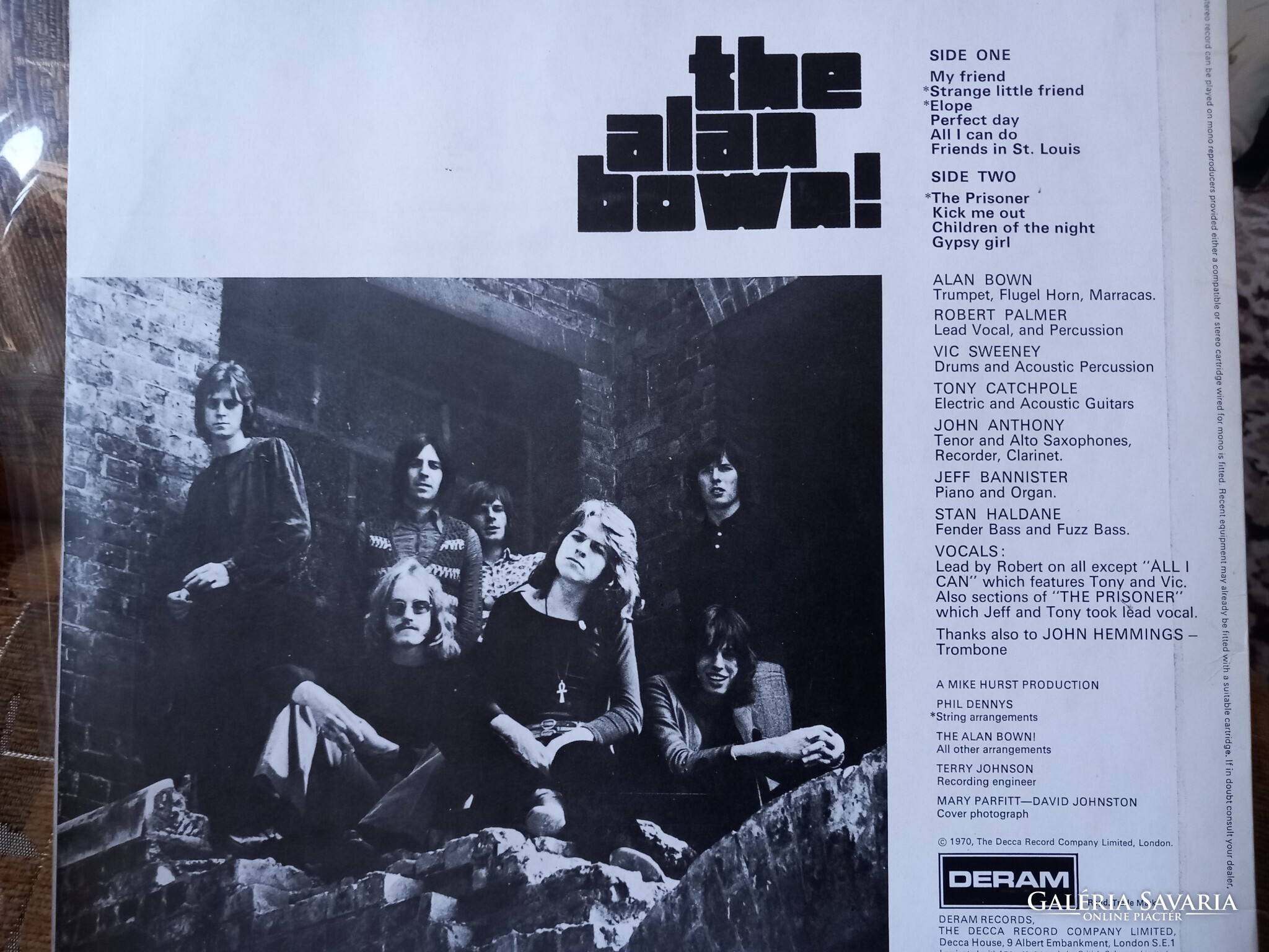 The Alan Bown. The Alan Bown. Lp 1969. GB. - Zene | Galéria Savaria ...