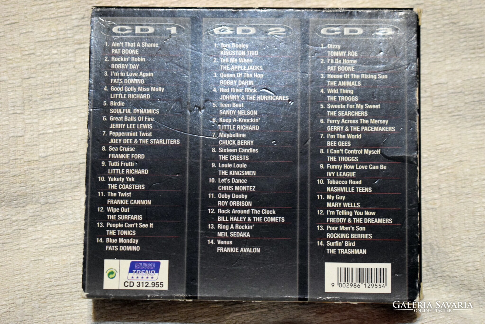 Oldie Stars & Hits 3 CD box , Fats Domino , Tommy Roe , Roy Orbison ...