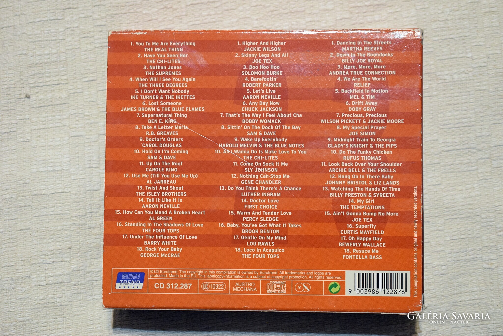 Soul Diamonds , soul válogatás 3 CD válogatáslemez Barefootin' , Higher ...