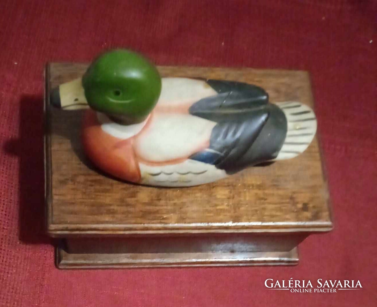 Wooden box with Duck from the 1970s USA - Otthon, háztartás kellékei ...