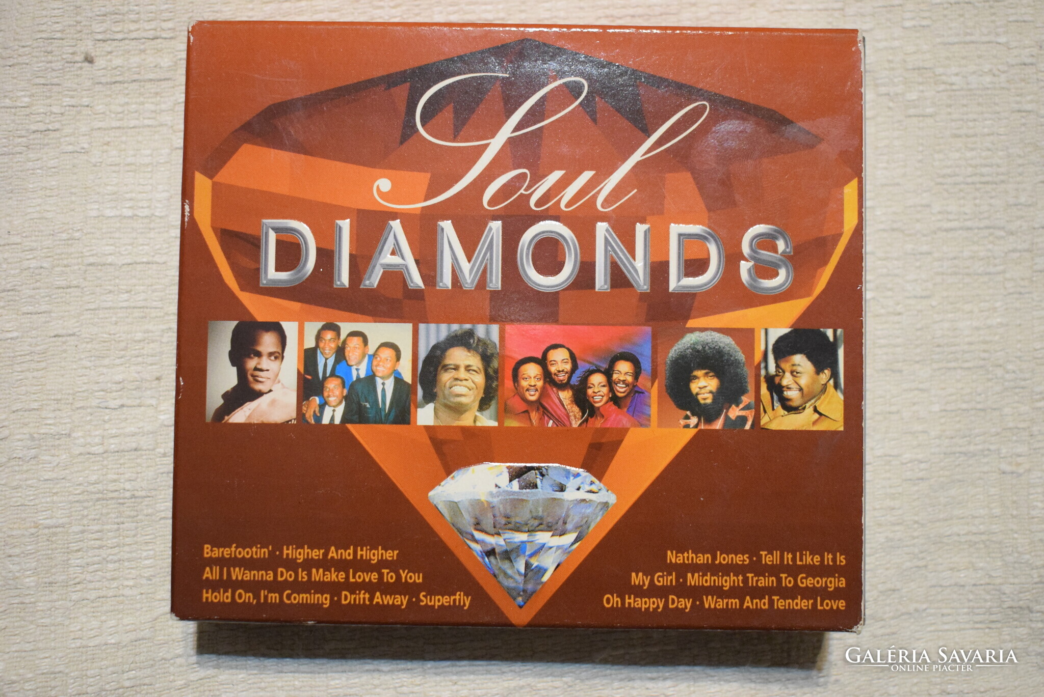 Soul Diamonds , soul válogatás 3 CD válogatáslemez Barefootin' , Higher ...