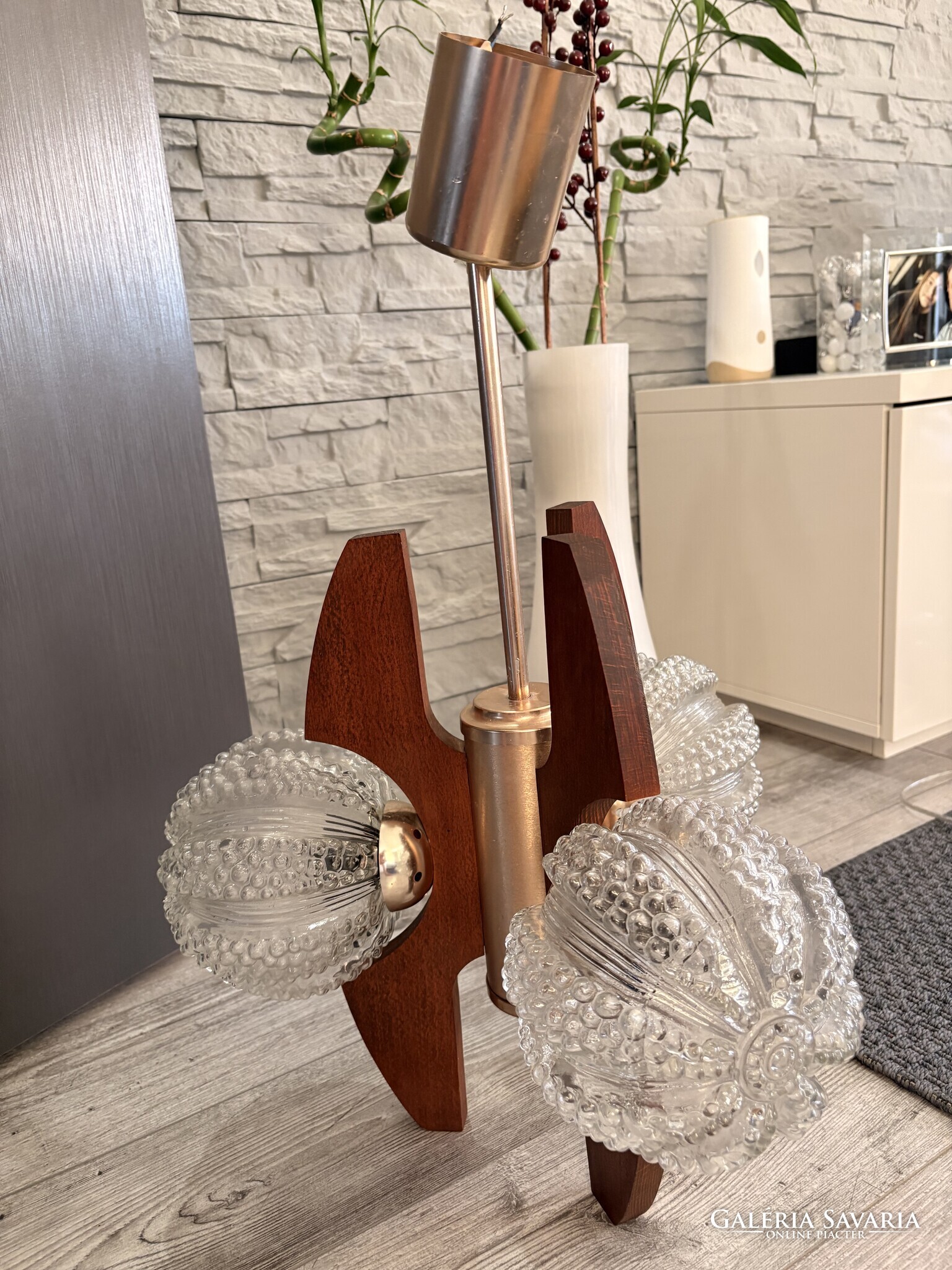 Vintage Csillár/Elektrofém Isz Hódmezővásárhely HE 2380 - Lámpa ...