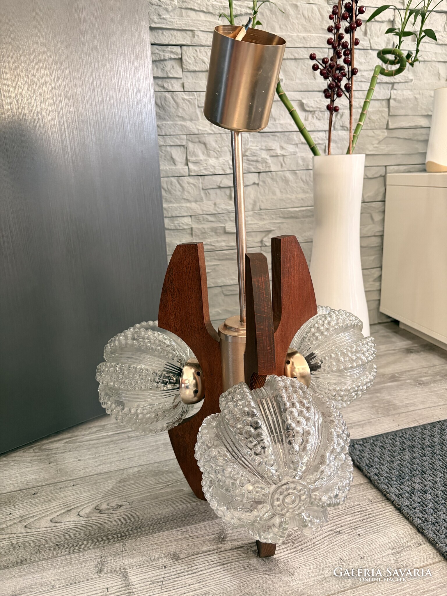 Vintage Csillár/Elektrofém Isz Hódmezővásárhely HE 2380 - Lámpa ...