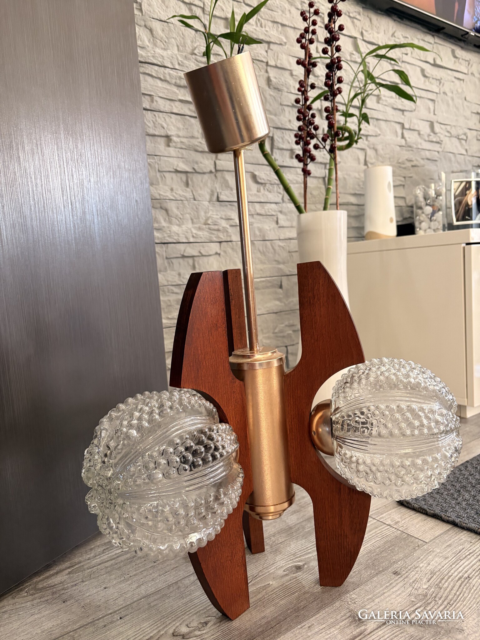 Vintage Csillár/Elektrofém Isz Hódmezővásárhely HE 2380 - Lámpa ...