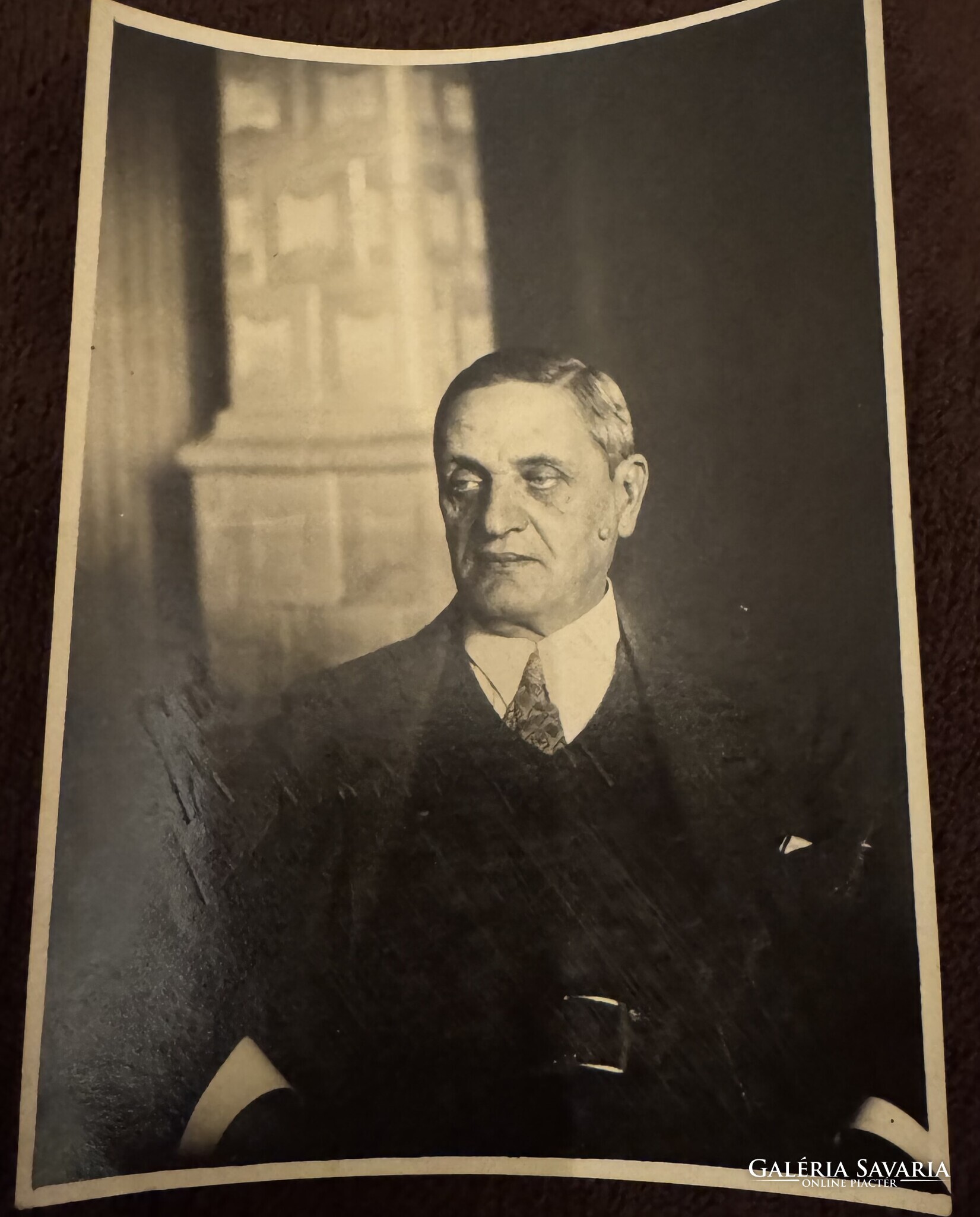 DEBRECEN 1927 – WERLIN SÁNDOR (MÁV főellenőr) dedikált portréja ...