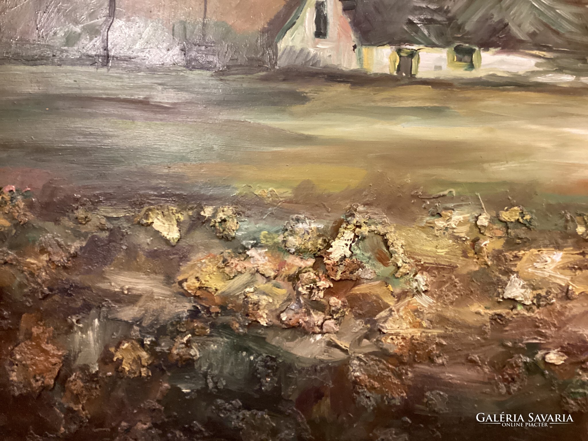 Tokaj festője - Vass Etelka , Tanya 2000-ből . - Festmény | Galéria Savaria online piactér ...