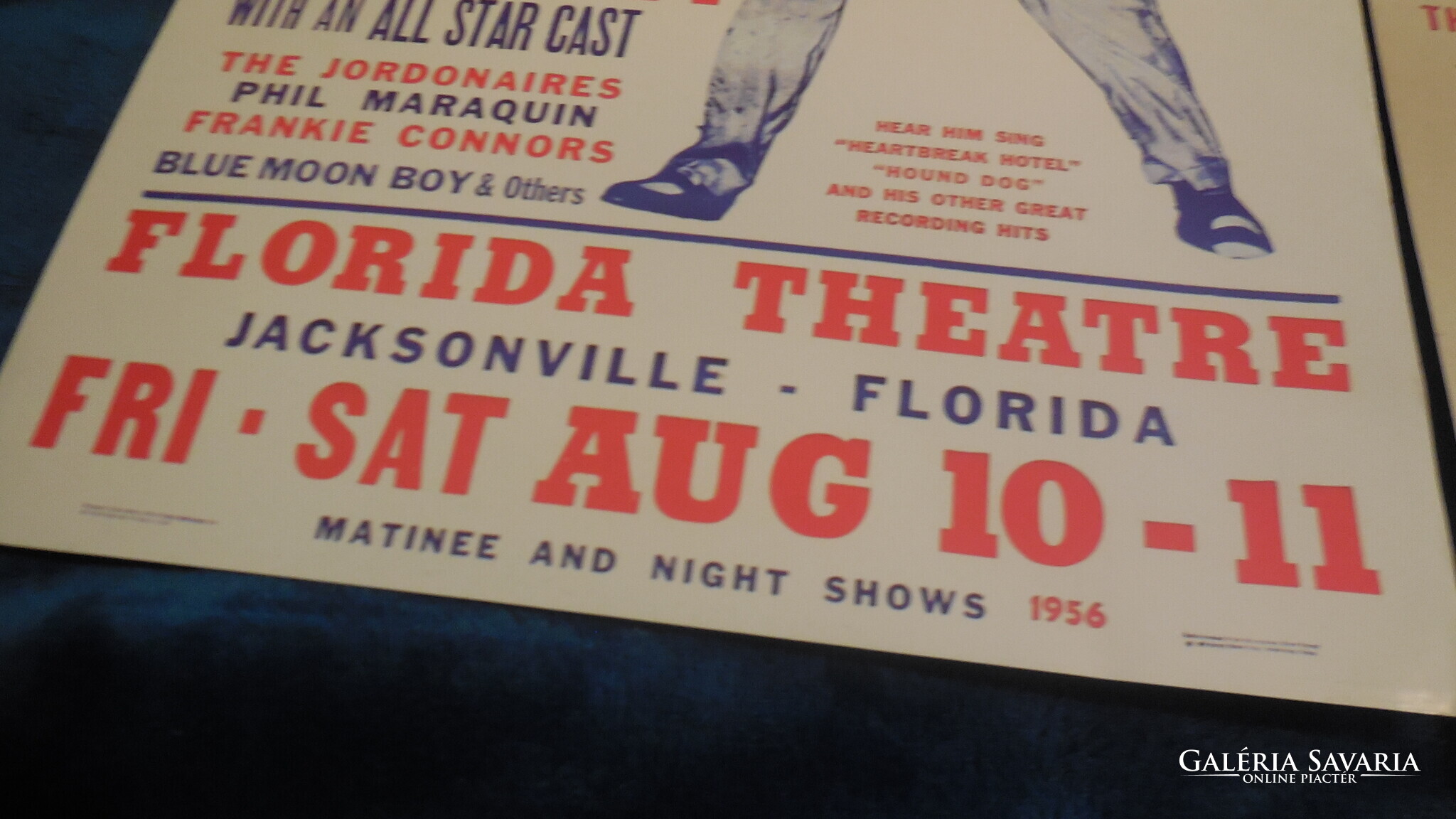 ELVIS PRESLEY - 2 db plakát , The Elvis Presley Show Starning in person ...