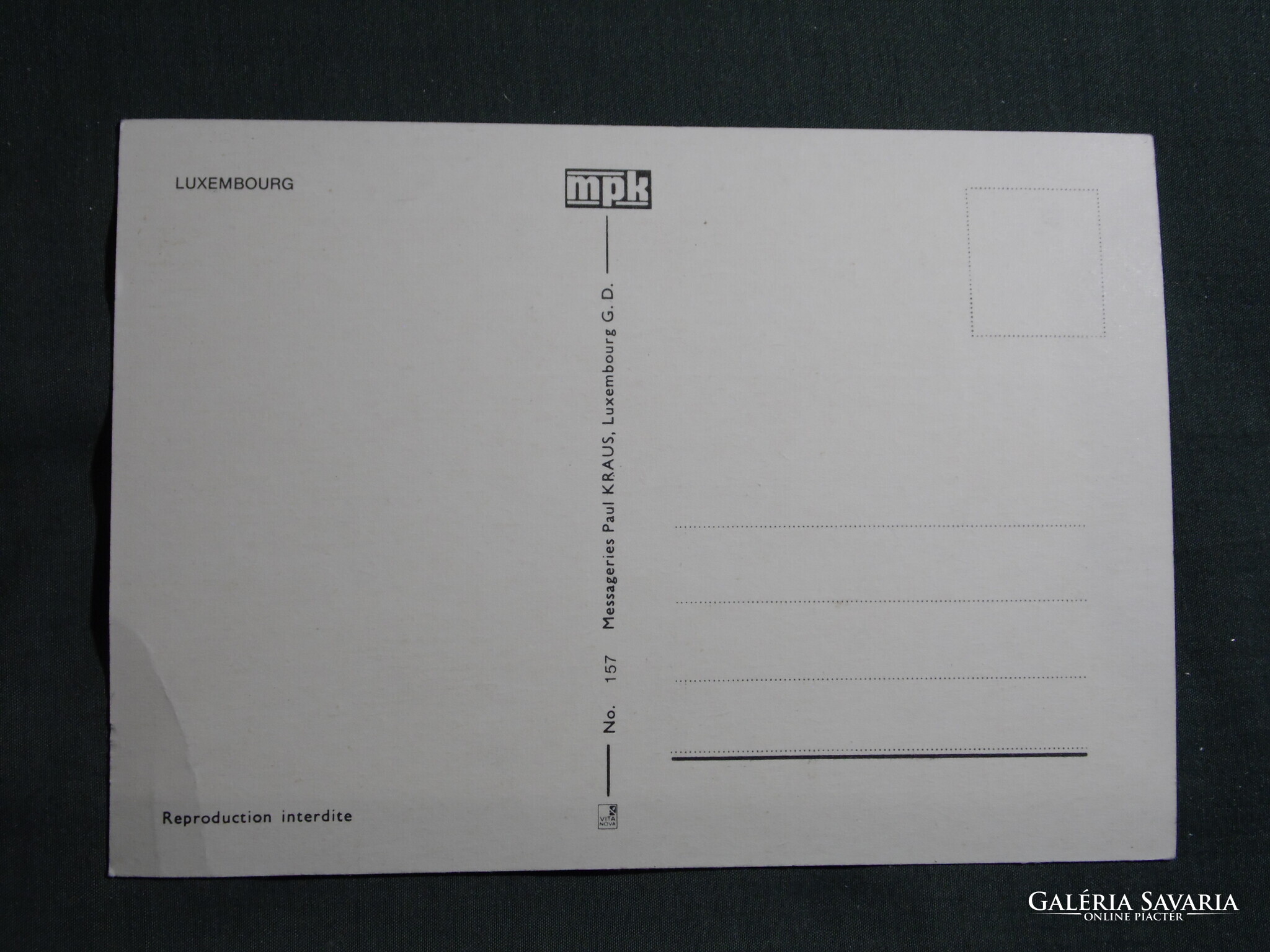 Képeslap,Luxemburgi Nagyhercegség,Luxemburg,repülőtér,vár,kastély ...