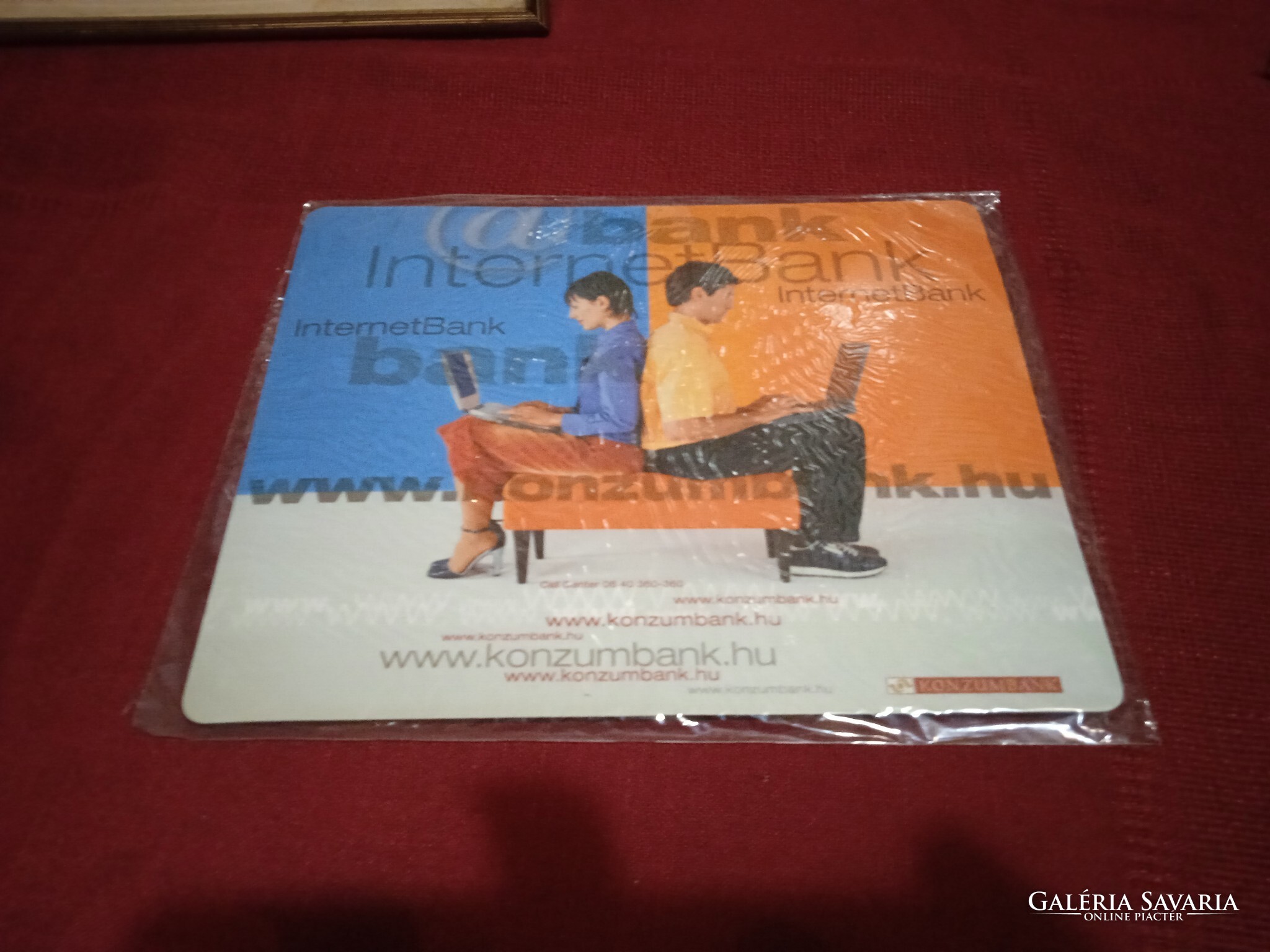 20 year's old Hungarian Konzum Bank mouse pad. Never used - Otthon ...