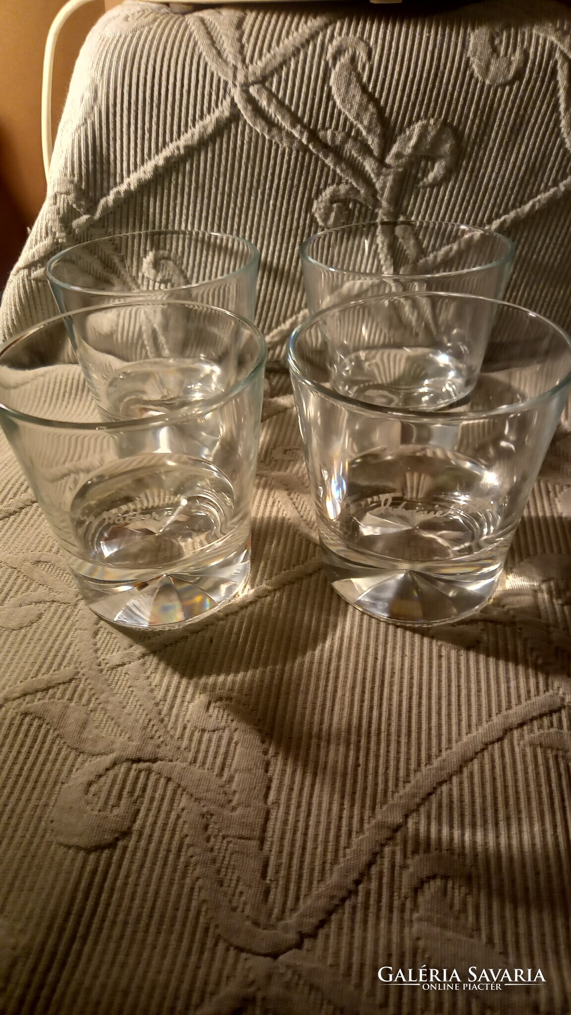 Vintage Johnnie Walker gravírozottt "Our Blend Cannot Be Beat" prizma ...