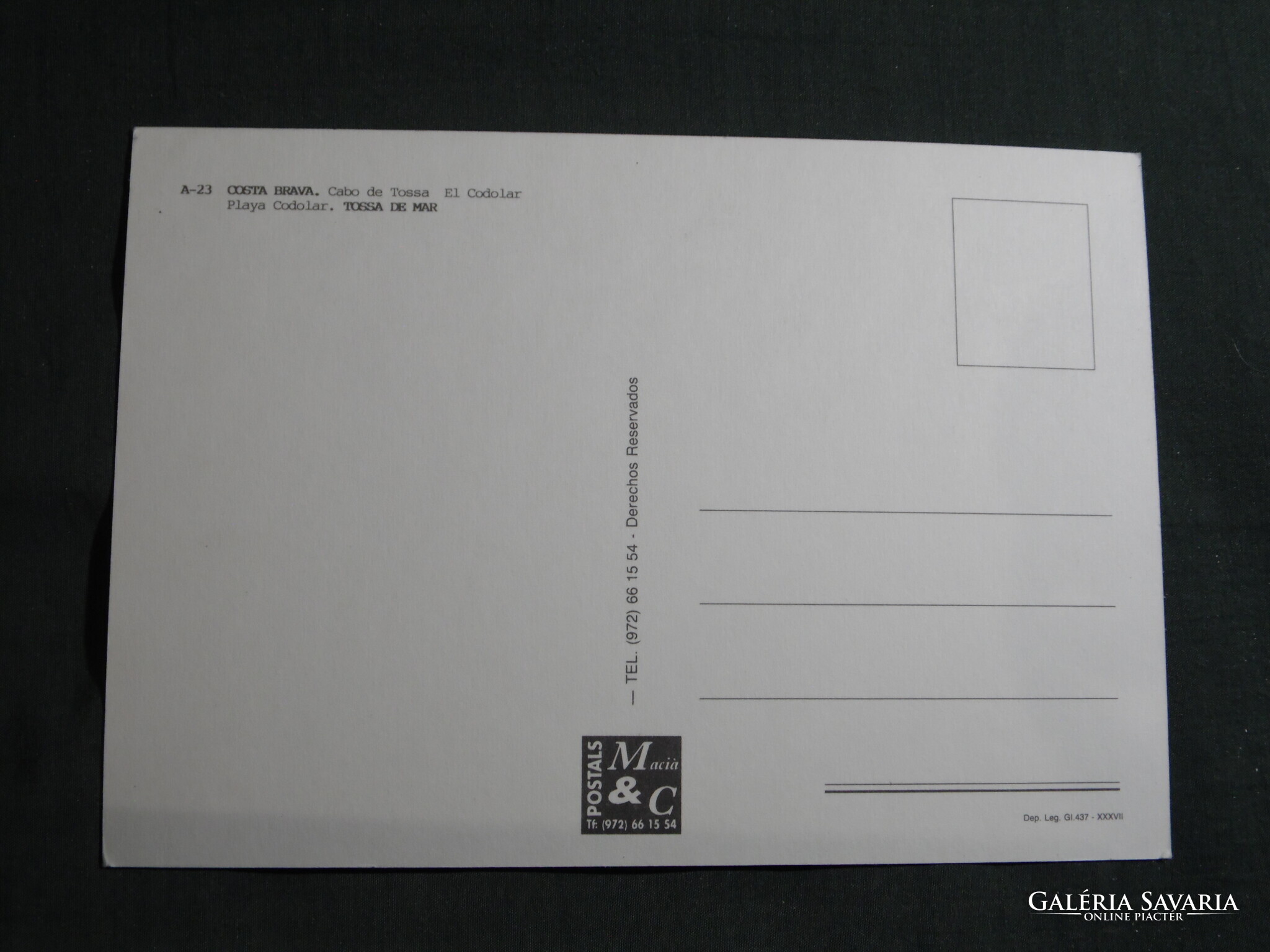 Képeslap,Spanyolország,Tossa de Mar,vár,erőd,strand,városi látkép ...