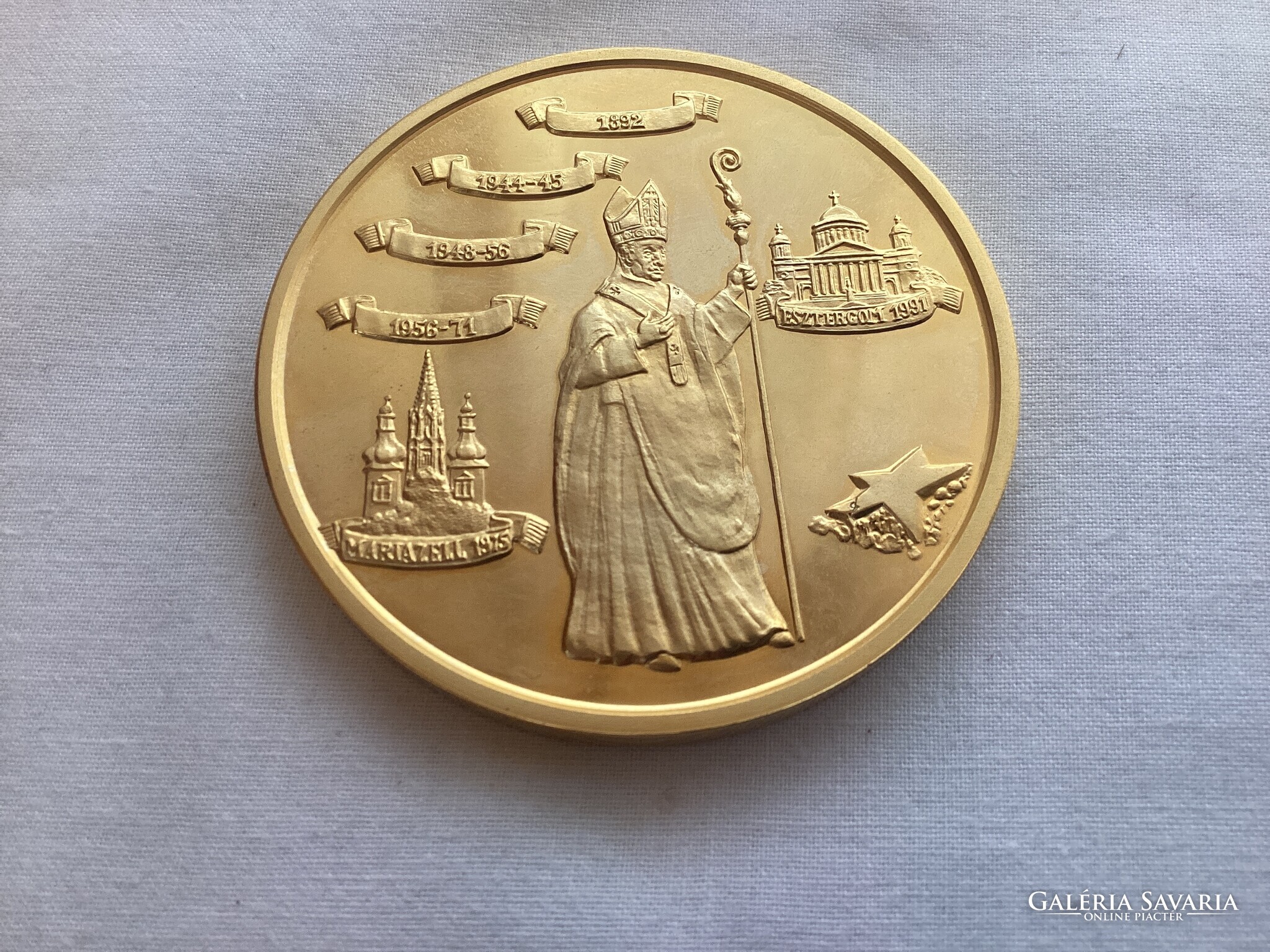 Mindszenty József bíboros-hercegprímás 1892-1975 érem, Bognár György ...