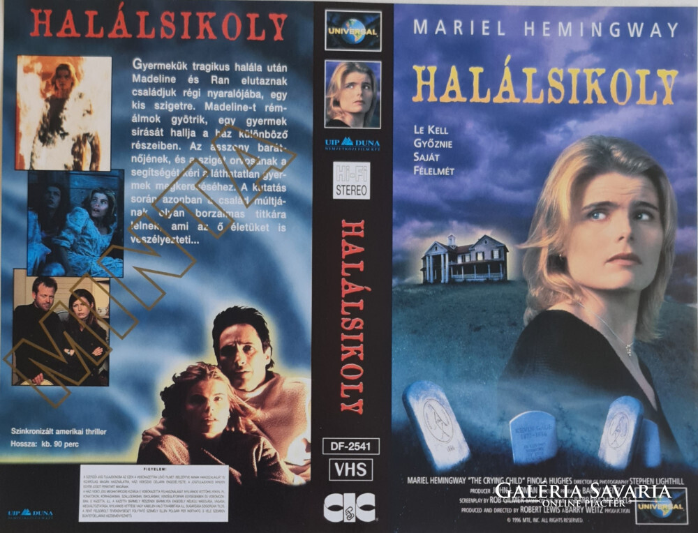 Halálsikoly című film VHS borítója - Minta - Gyűjtemény | Galéria ...