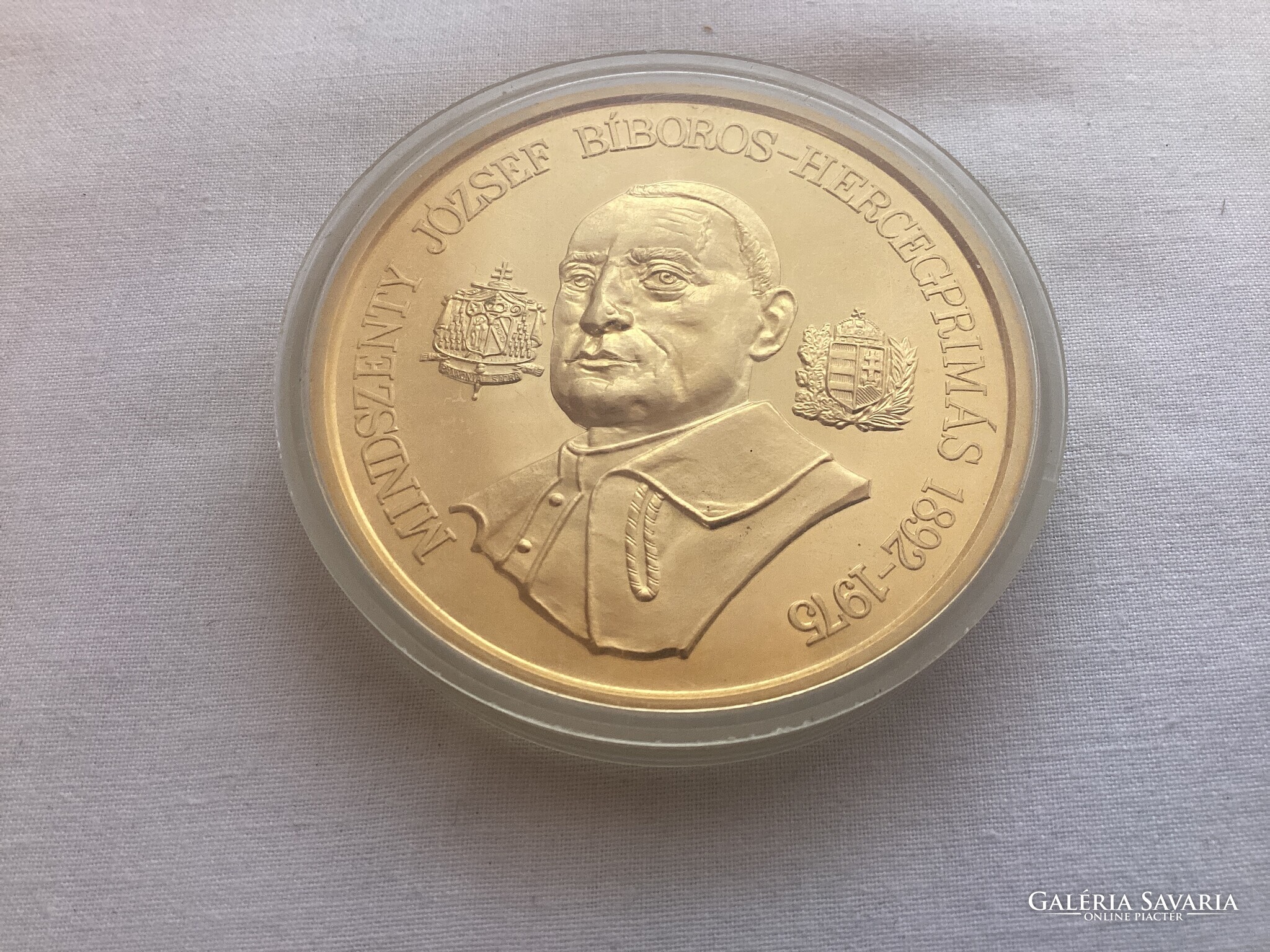 Mindszenty József bíboros-hercegprímás 1892-1975 érem, Bognár György ...