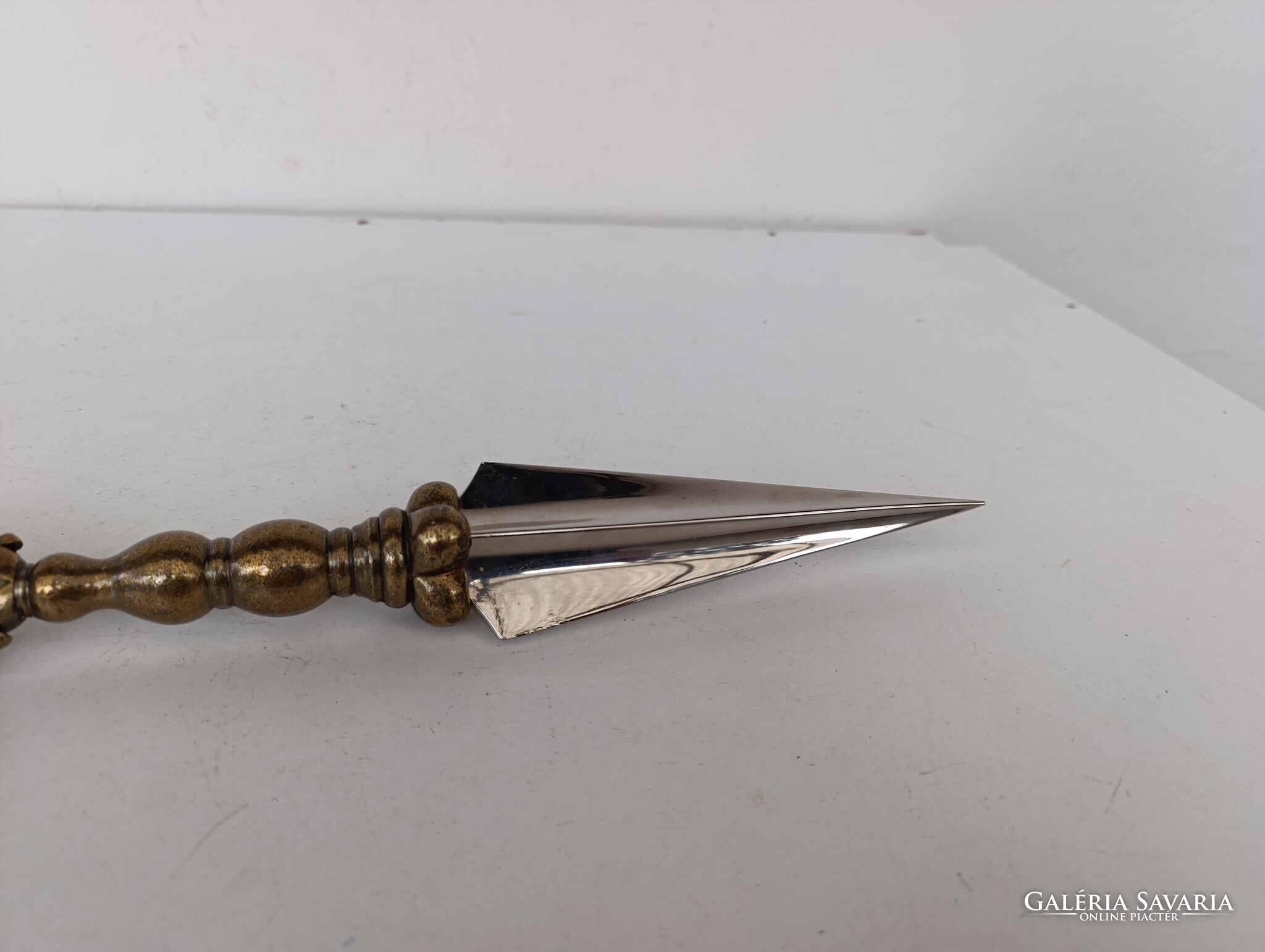 Antik buddhista phurba tibeti buddha szertartási eszköz szimbólum háromélű kés 777 6114 - Vallás ...