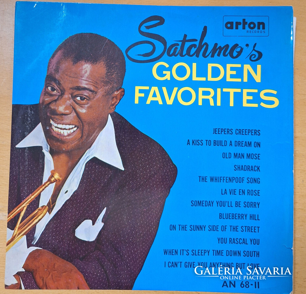 Satchmos"s Golden Favorites (Louis Armstrong) zenei bakelit lemez ...