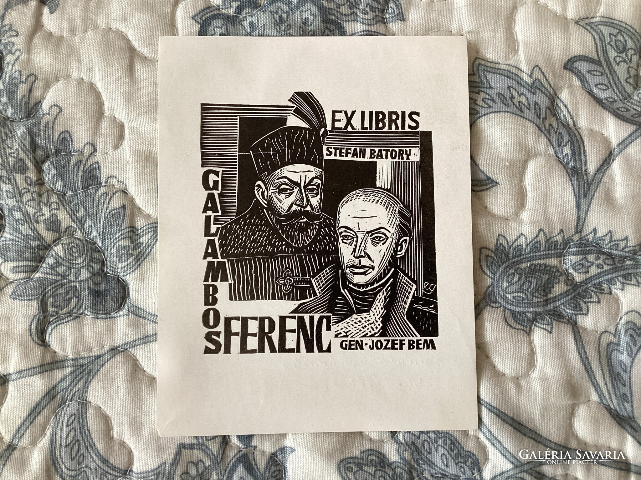 Edward Grabowszki , Ex libris fametszete . - Kép, grafika | Galéria ...