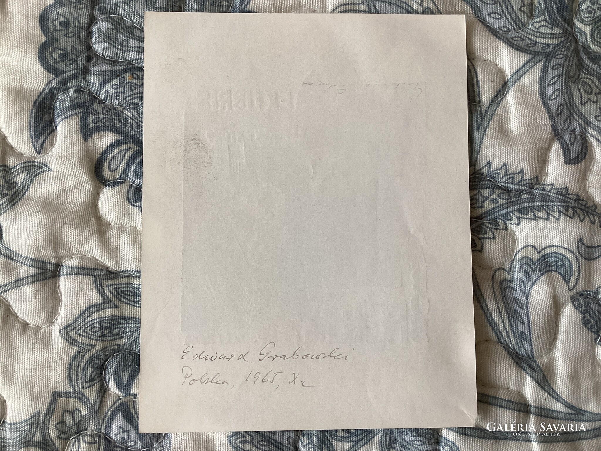 Edward Grabowszki , Ex libris fametszete . - Kép, grafika | Galéria ...