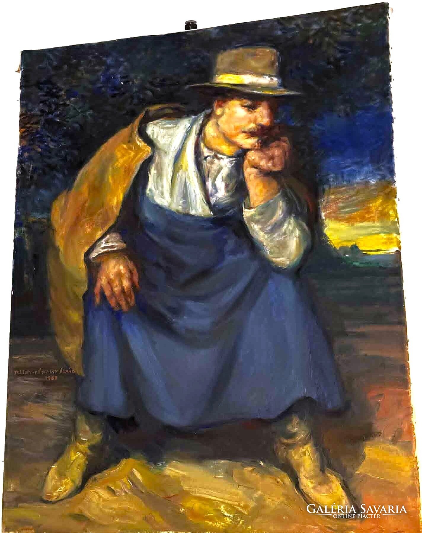 Large Árpád Teleky-Vámossy painting for sale - Paintings | Galeria ...