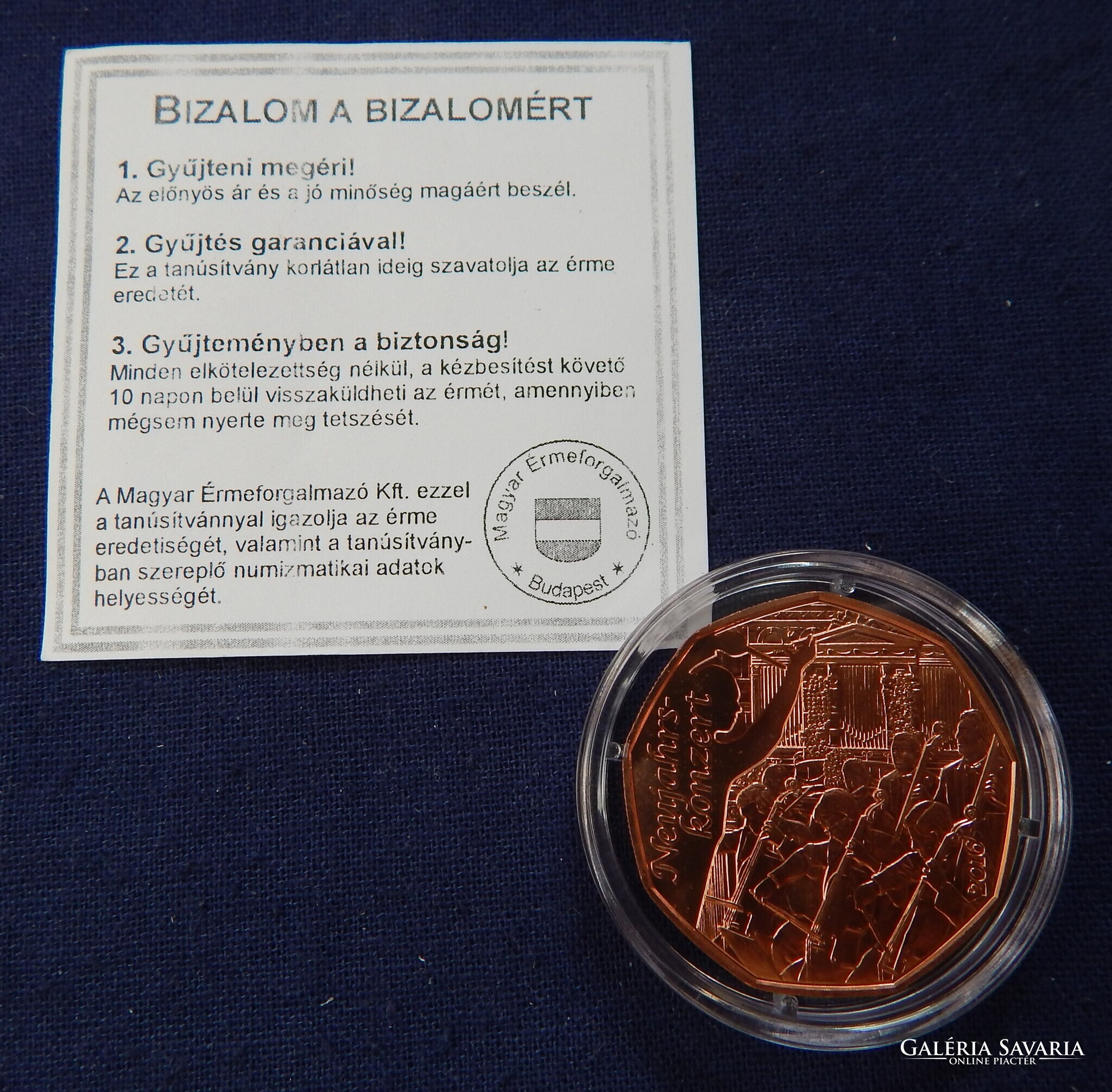 Neujahrskonzert New Year's concert 5 euro Austria in capsule with ...