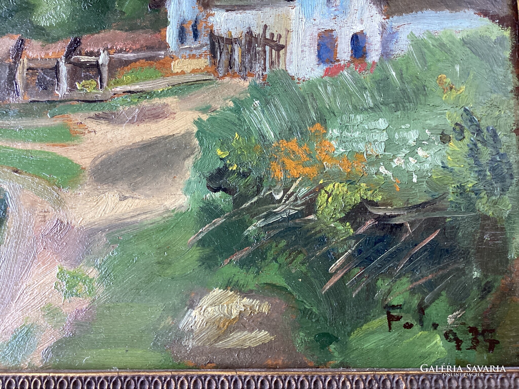 Farkas István - Falusi séta . - Festmény | Galéria Savaria online ...