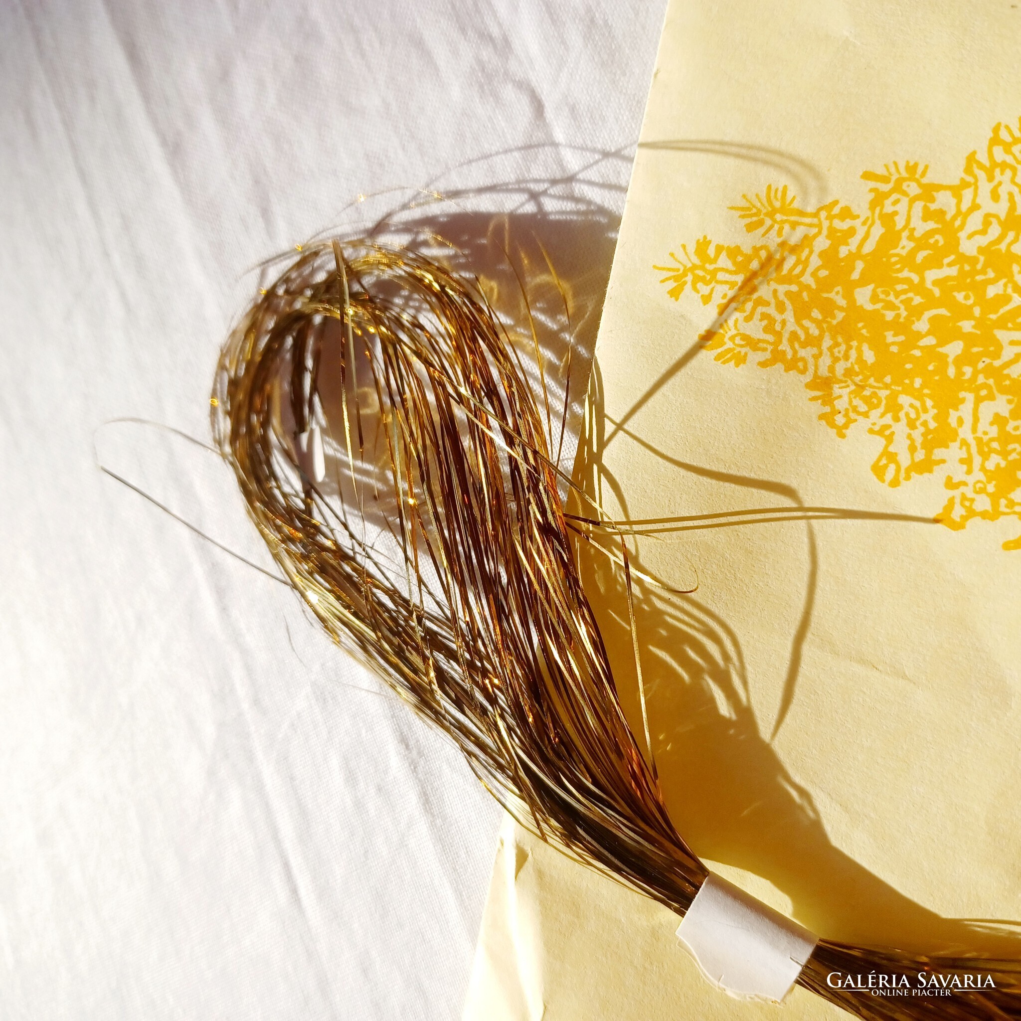 Régi osztrák óarany lametta karácsonyfadísz- retro, vintage - Otthon ...