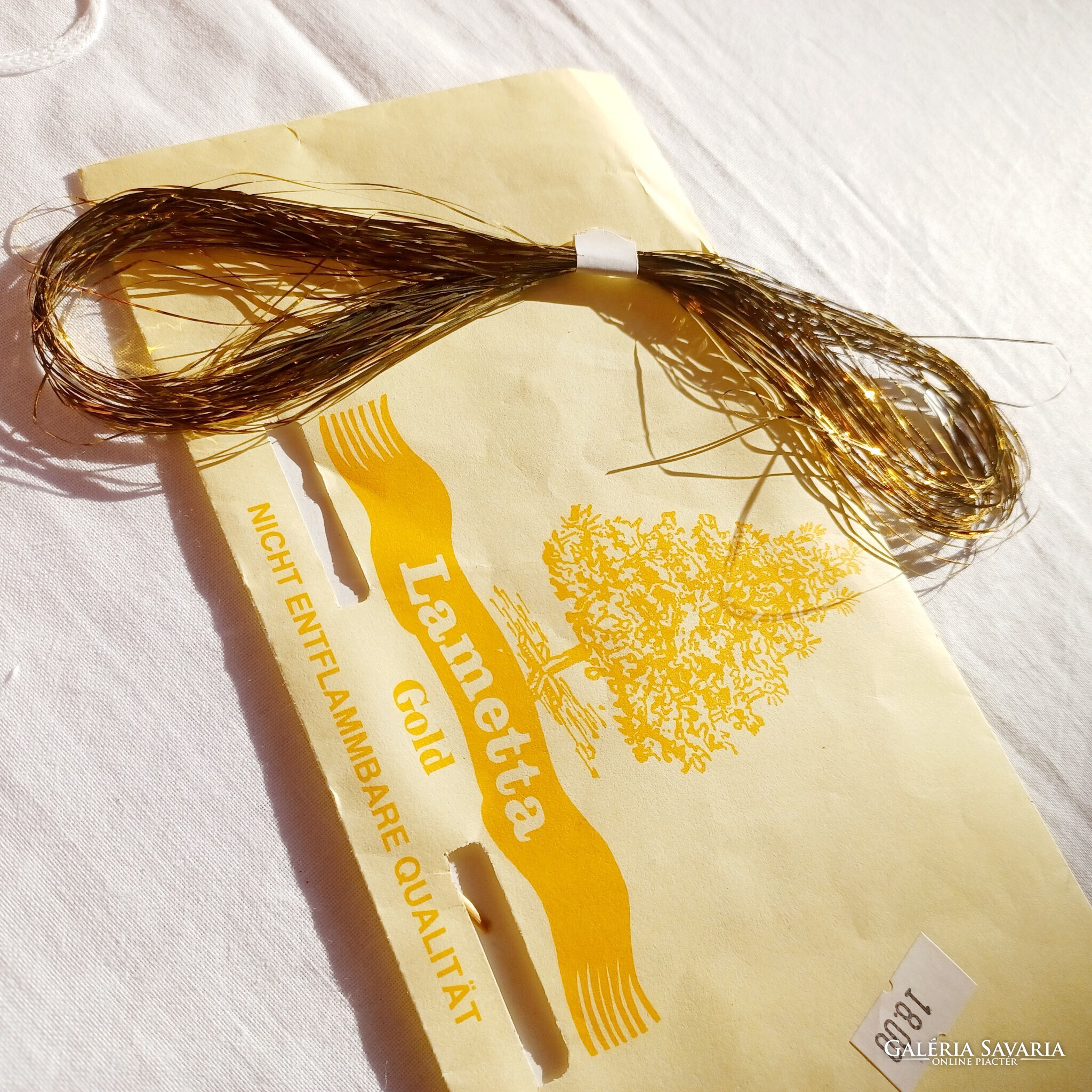 Régi osztrák óarany lametta karácsonyfadísz- retro, vintage - Otthon ...