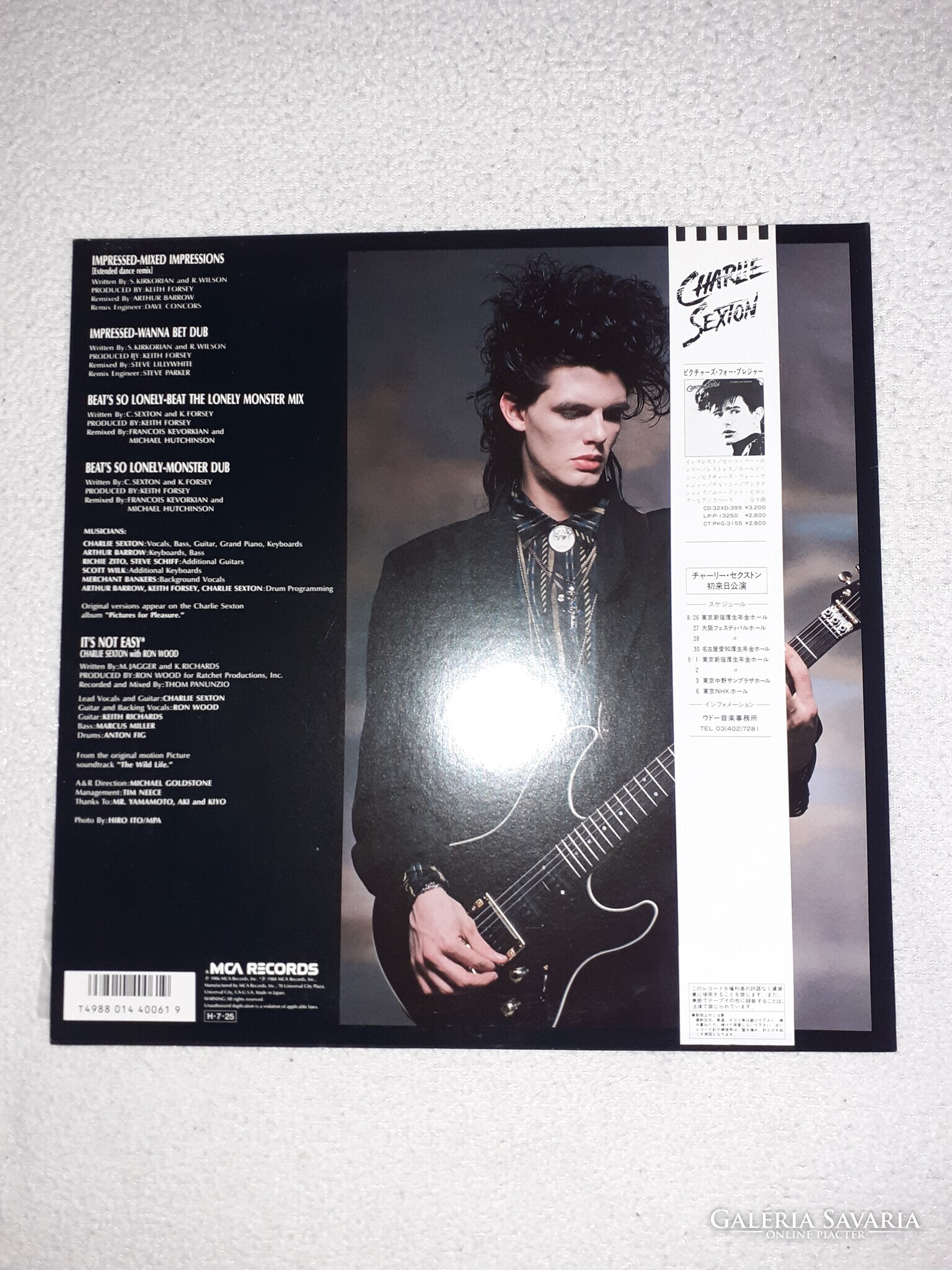 Charlie Sexton : Mixed Impressions - Vinyl E.P. / Japan / RITKASÁG ...