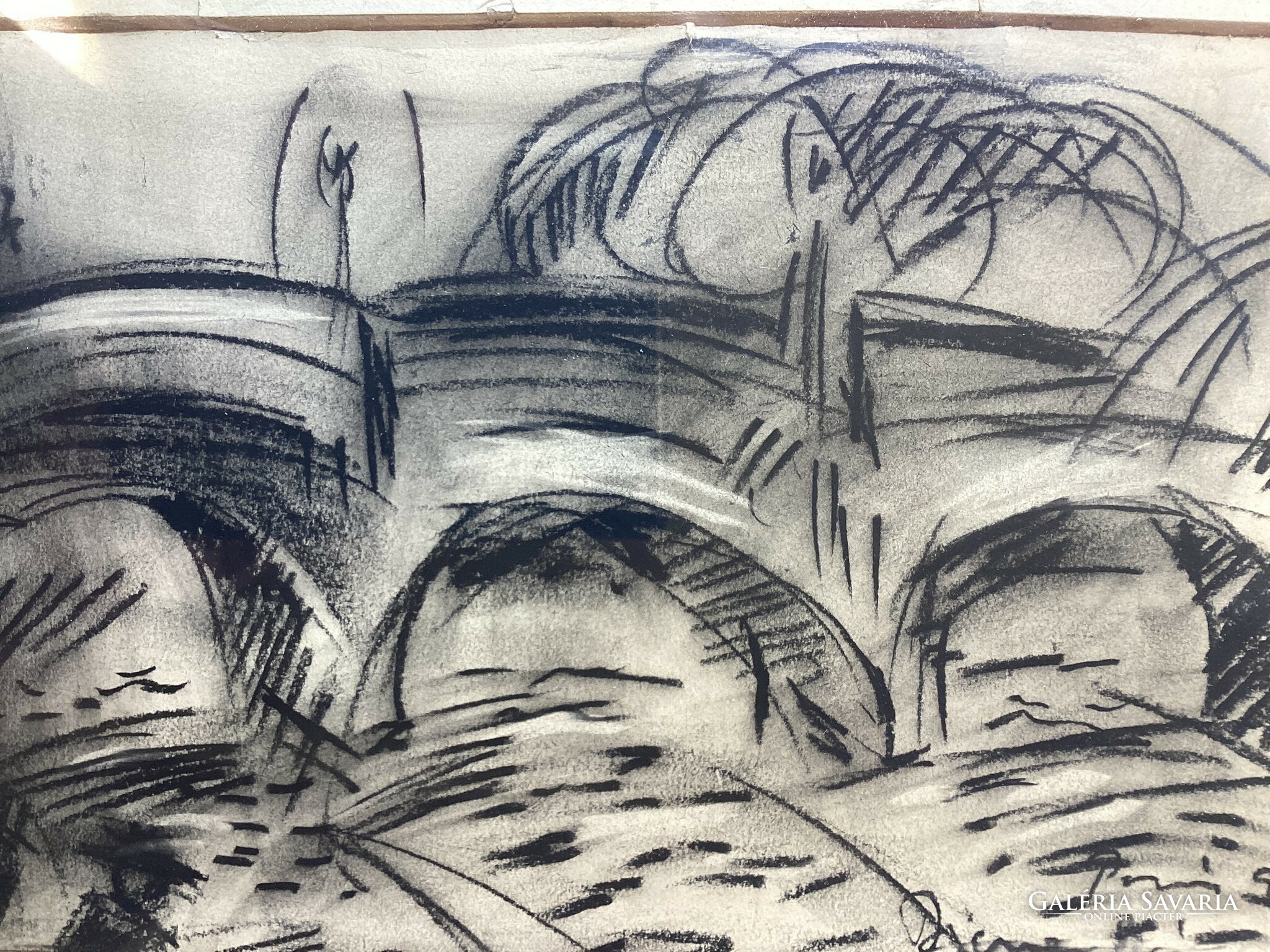 Diener Dénes Rudolf ( 1889 - 1956 ) - Párizsi tájkép grafikája . - Kép ...