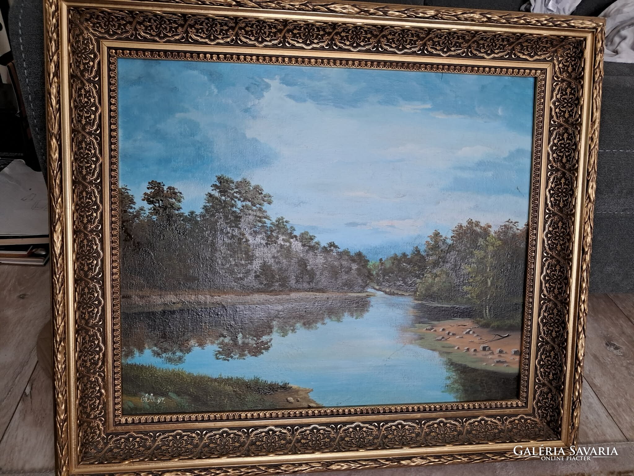 Alex Mihalovszki Vihar előtti csend - Festmény | Galéria Savaria online ...