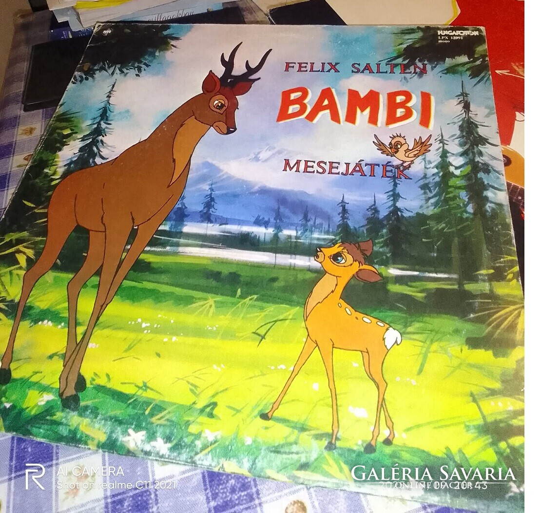 Felix Salten Bambi meselemez - Zene | Galéria Savaria online piactér ...