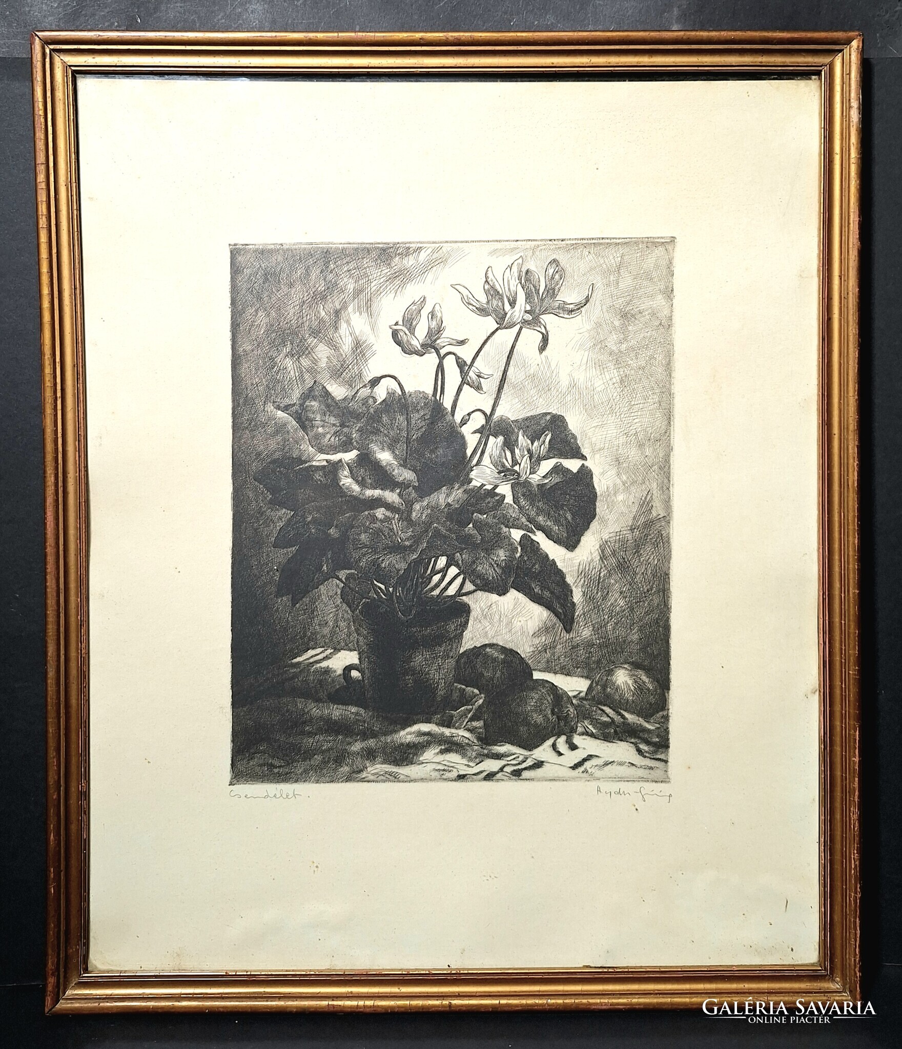 ÁR ALATT! 9 ezer Ft-ról: Görög Rezső és Hajdú Katalin: Csendélet ...