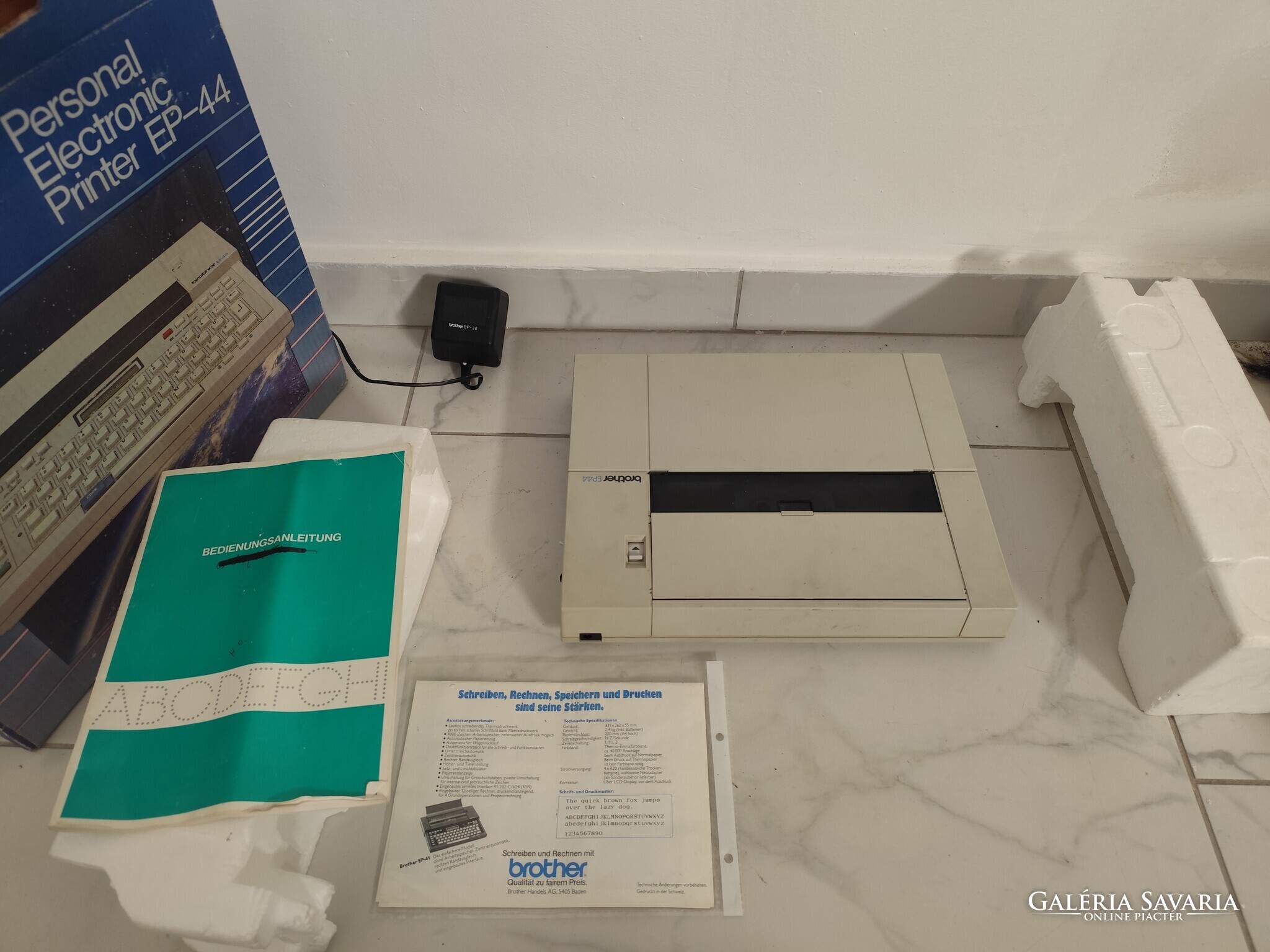 Brother EP44 hordozható elektronikus írógép nyomtató szövegszerkesztő ...