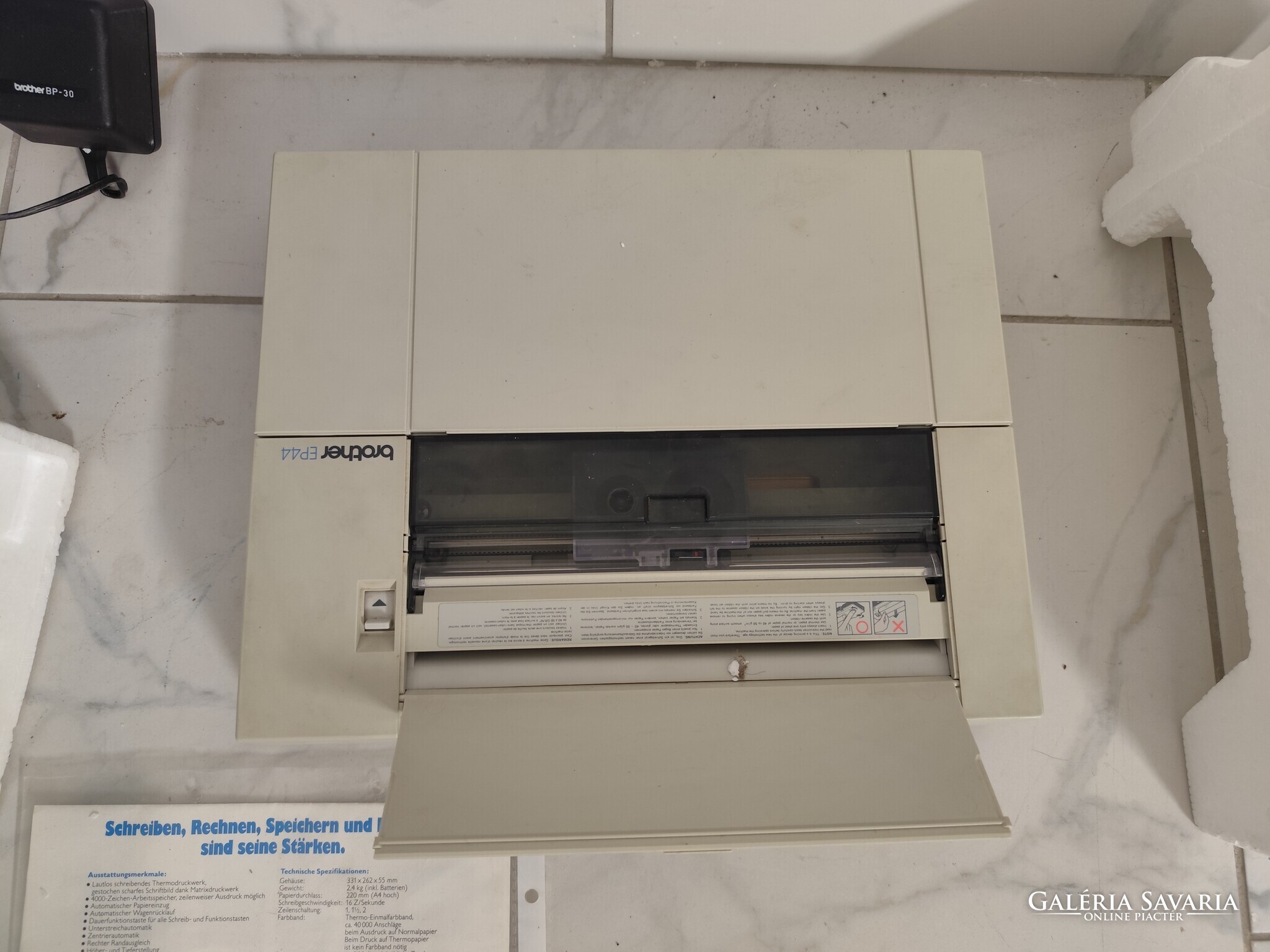 Brother EP44 hordozható elektronikus írógép nyomtató szövegszerkesztő ...