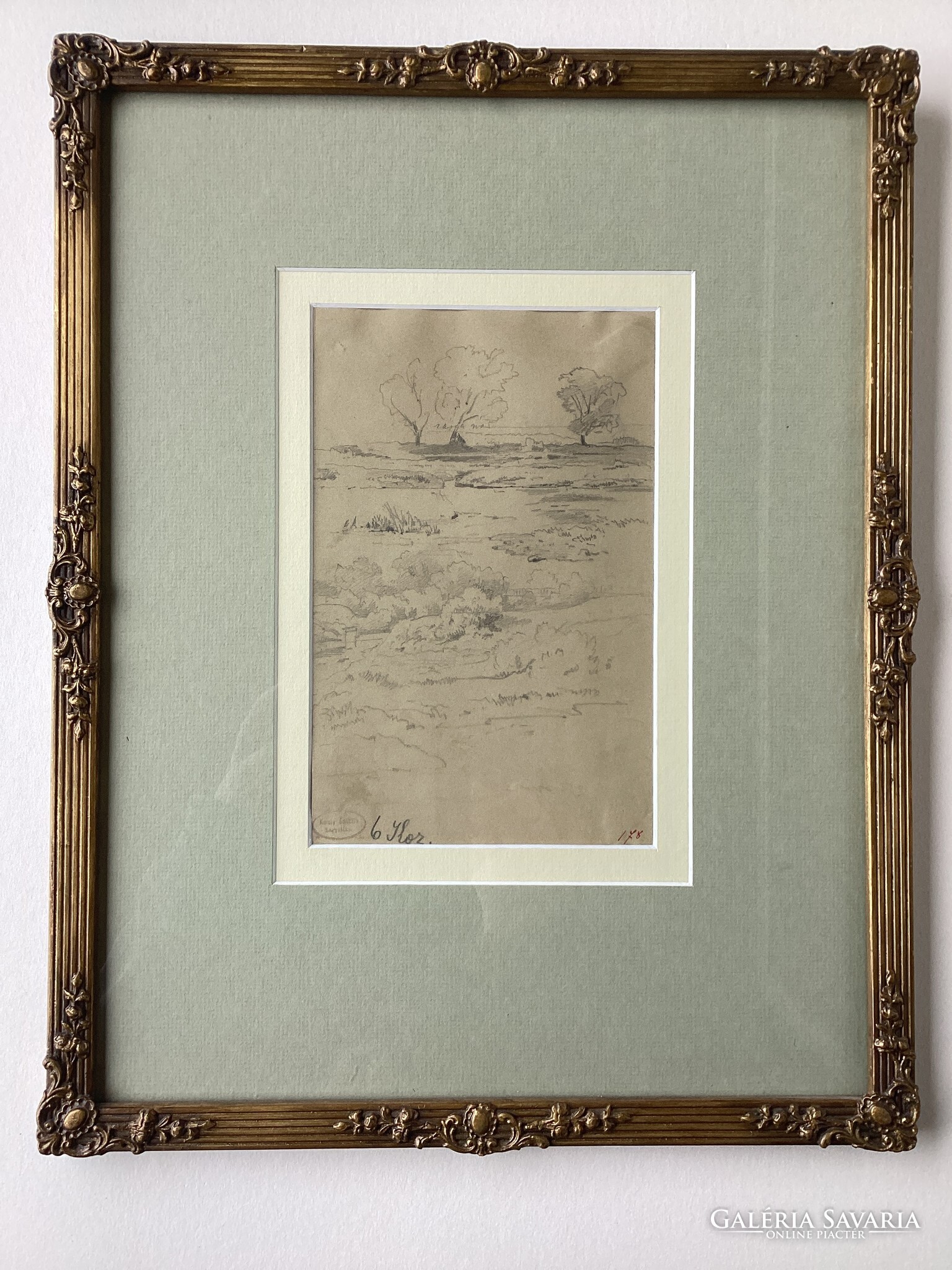 Kelety Gusztáv ( 1834 - 1902 ). Balaton-part . - Kép, grafika | Galéria ...