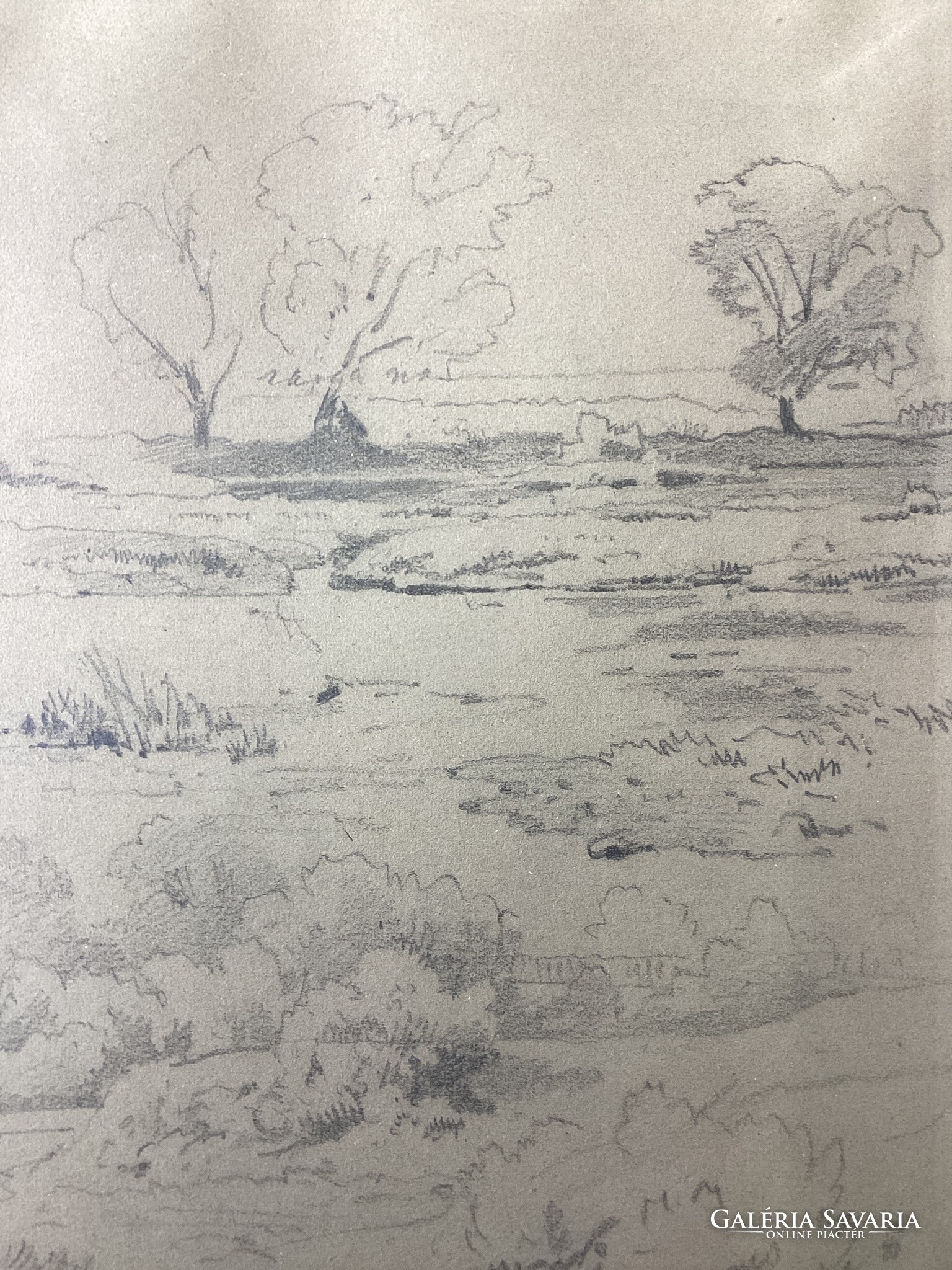 Kelety Gusztáv ( 1834 - 1902 ). Balaton-part . - Kép, grafika | Galéria ...