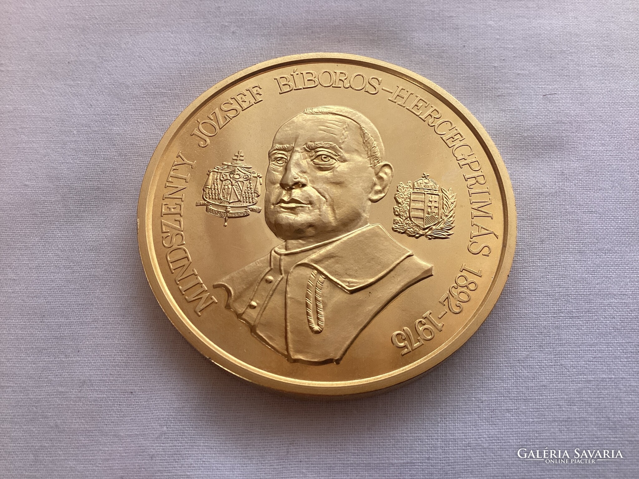 Mindszenty József bíboros-hercegprímás 1892-1975 érem, Bognár György ...