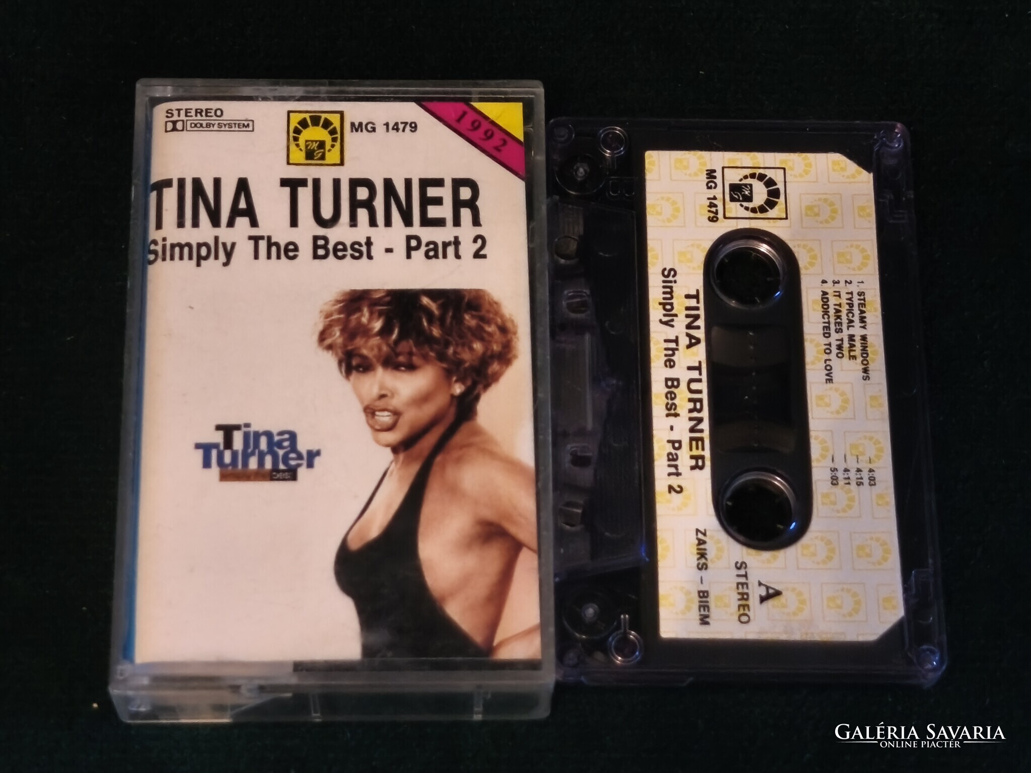 Tina Turner - Simply The Best Part 2 - MG Records (1992) retro kazetta ...