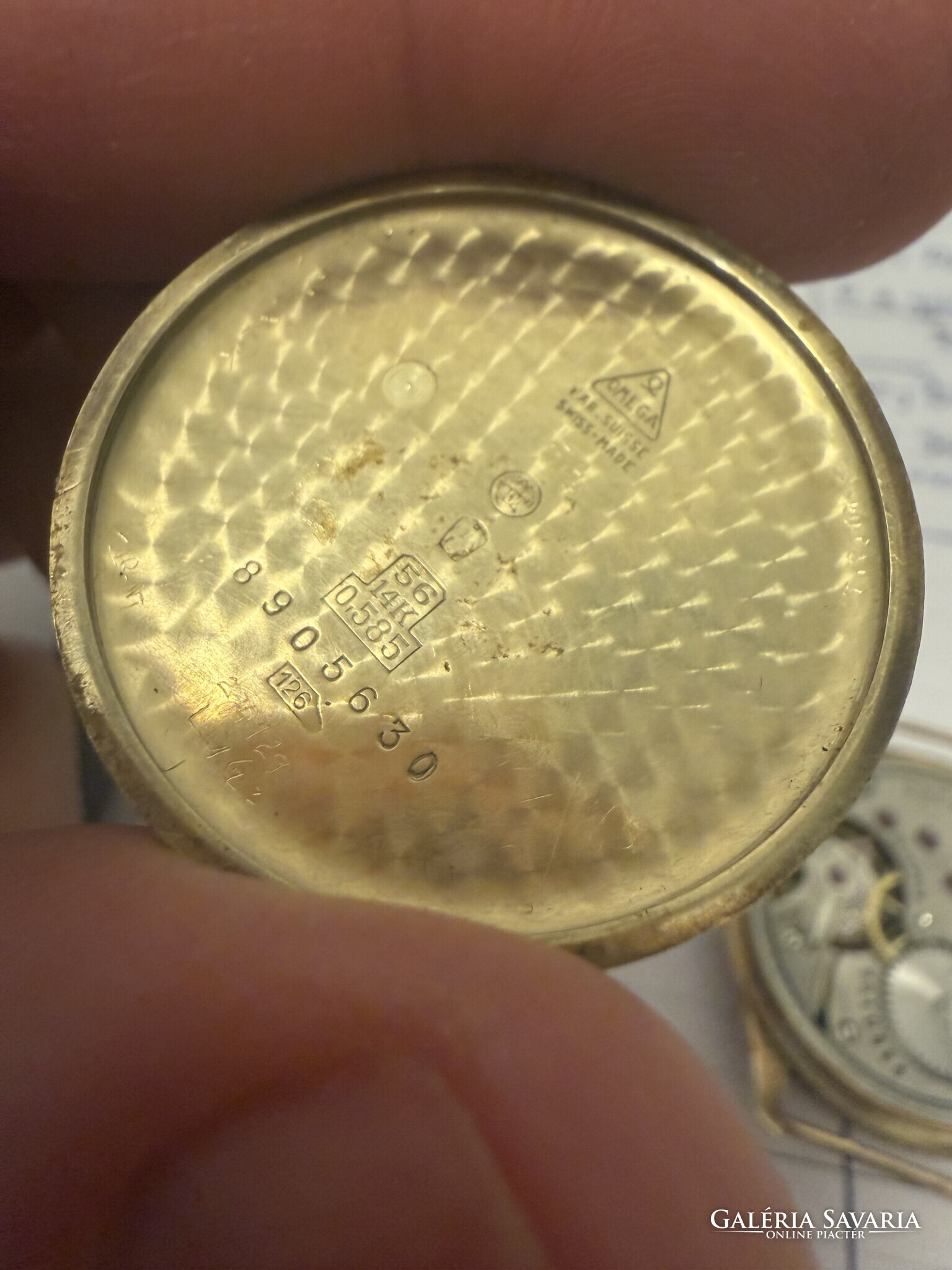1950-es évekbeli 14 kr arany omega óra eladó eredeti állapotban!Ara:360 ...