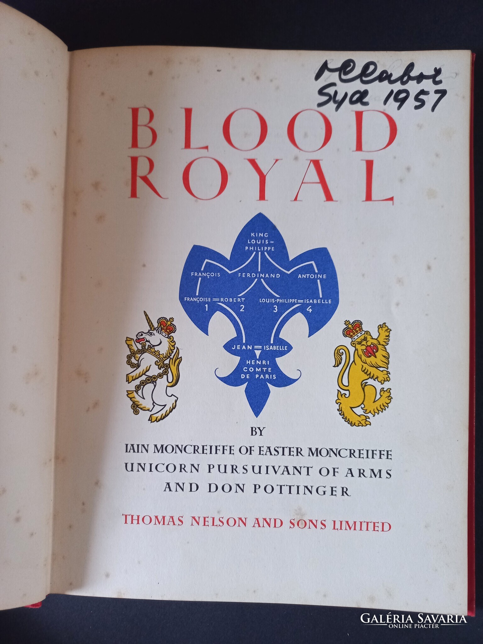 Blood Royal – Iain Moncreiffe & Don Pottinger A brit monarchia eredete ...