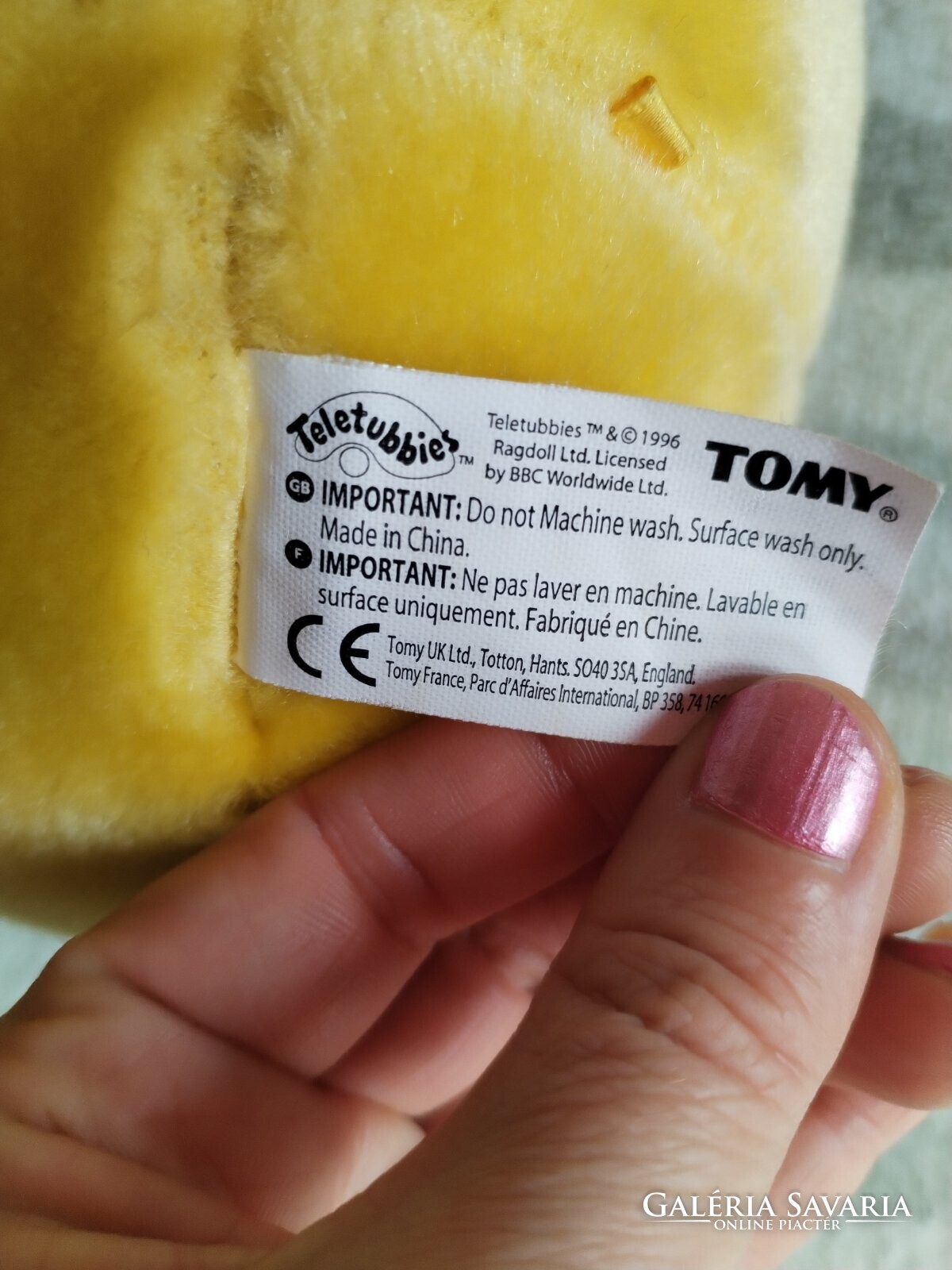 TELETABI TELETUBBIES PLÜSS ÁGYNEMŰ 4500FT/DB ALUL VAN SZÖVEG