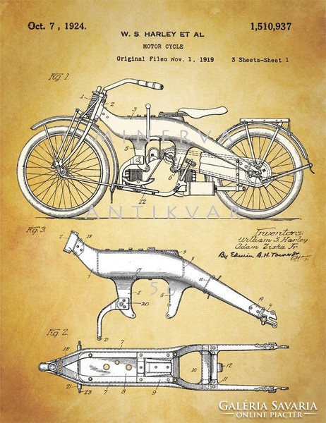 Régi repülő propelleres szerkezet 1910 Kummer találmány szabadalmi rajz ...