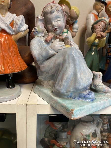 Pottery, Ceramics - Figurine, statue - H. Rahmer Mária | Galeria ...