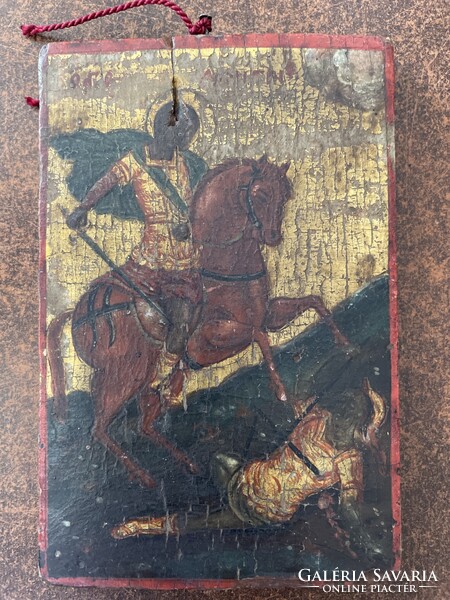 Eladó sárkányölő - Festmény | Galéria Savaria online piactér ...