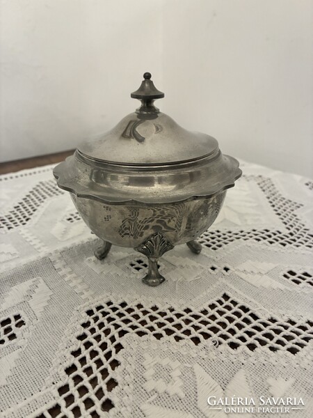 James Dixon & Sons „Cornish Pewter” teás–kávés készlet – Sheffield ...